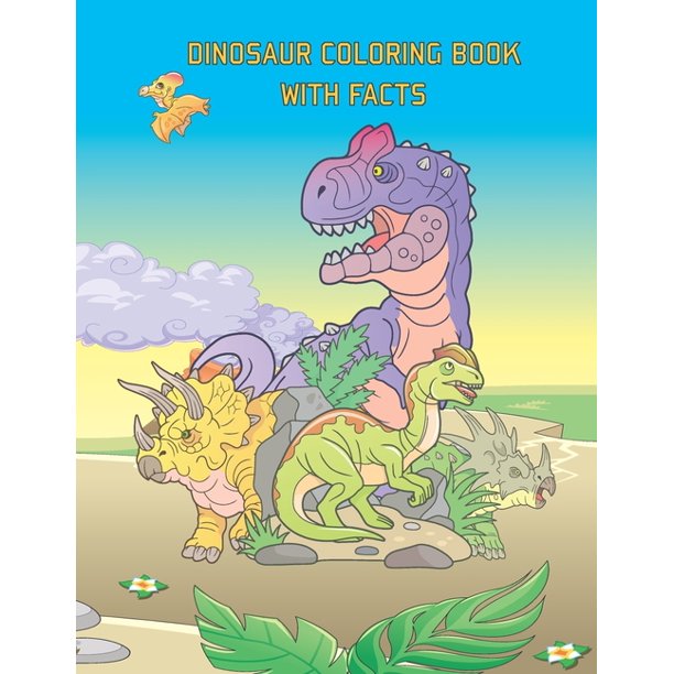 prehistoric coloring book
