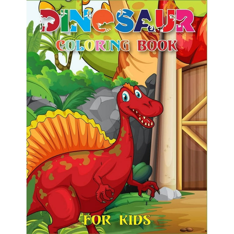 kids dinosaur coloring book
