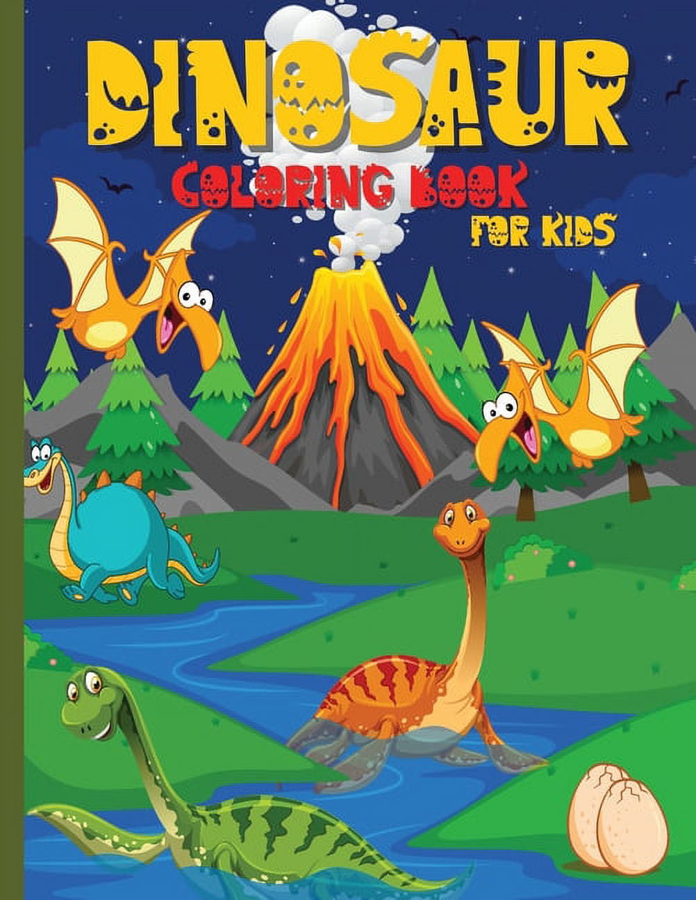 Dinosaur Coloring Book for Kids: An Exciting Coloring Book for Kids ...