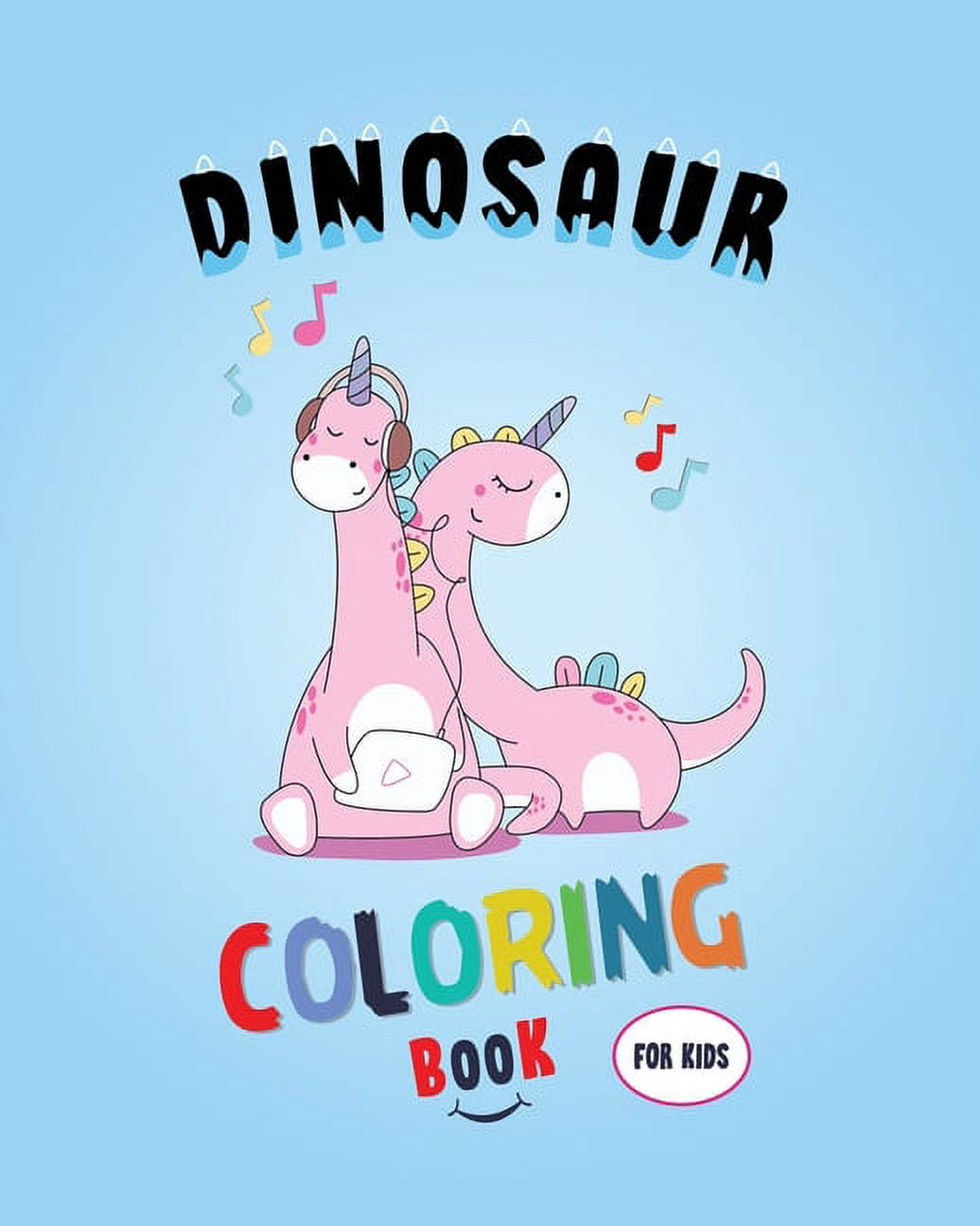 Dinosaur Coloring Book for Kids: Great Gift for Boys & Girls, Ages 4-8 ...
