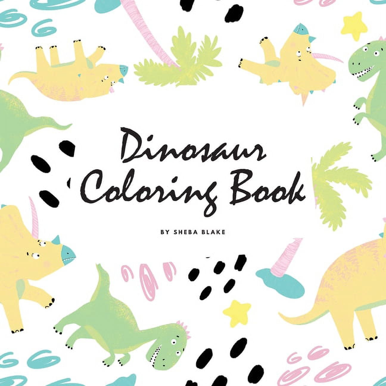 Dinosaur Coloring Books: Dinosaur Coloring Book for Children (8.5x8.5 ...