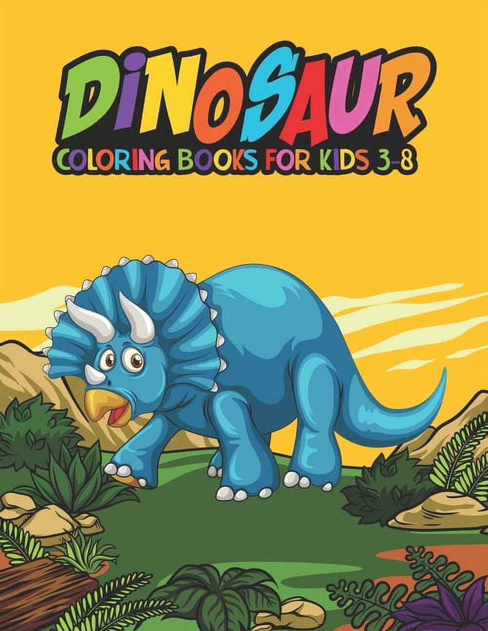 Dinosaur Coloring Books for Kids 3-8: Fantastic Dinosaur Coloring Kids ...
