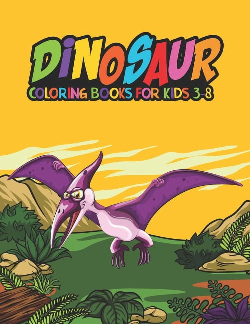 Dinosaur Coloring Books for Kids 3-8: Fantastic Dinosaur Coloring Kids ...
