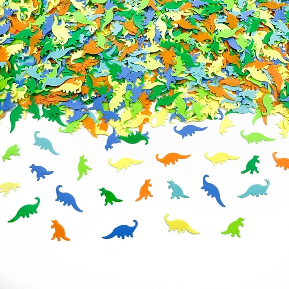 Dinosaur Confetti for Kids Birthday Party Decorations, Colorful Foil ...