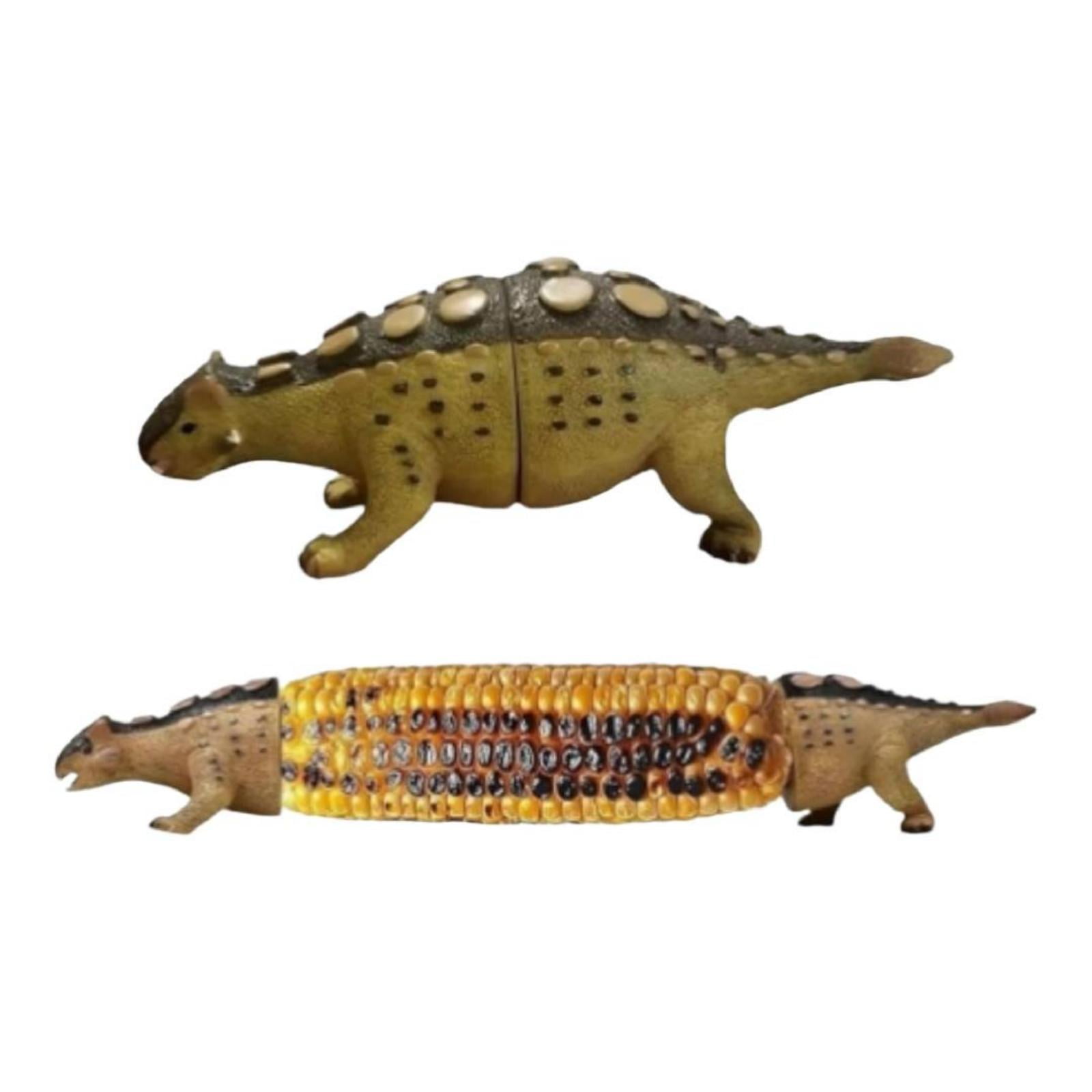 Dinosaur Corn Cob Holders, Dino Corn Cob Holders, Reusable and Easy to Clean (Triceratops ...