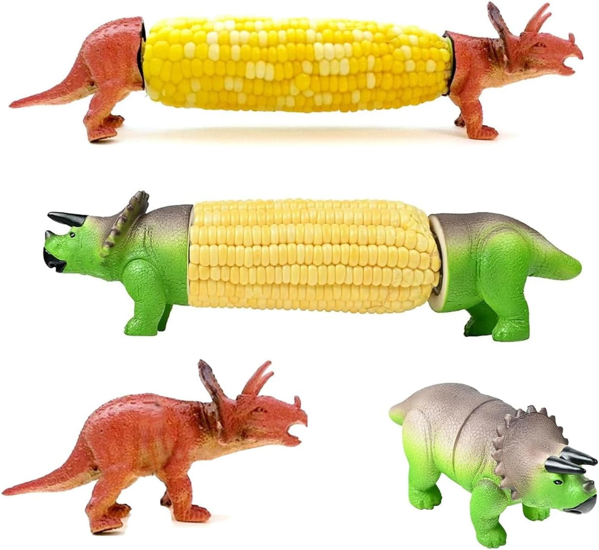 Dinosaur Corn Cob Holders for Kids, Fun Dino Corn Holders with ...