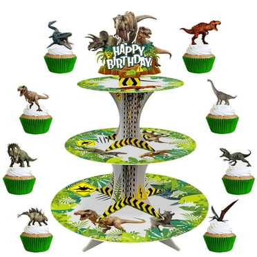 Cute Dinosaurs Birthday Cake Topper, by DecoPac (24 Count) - Walmart.com