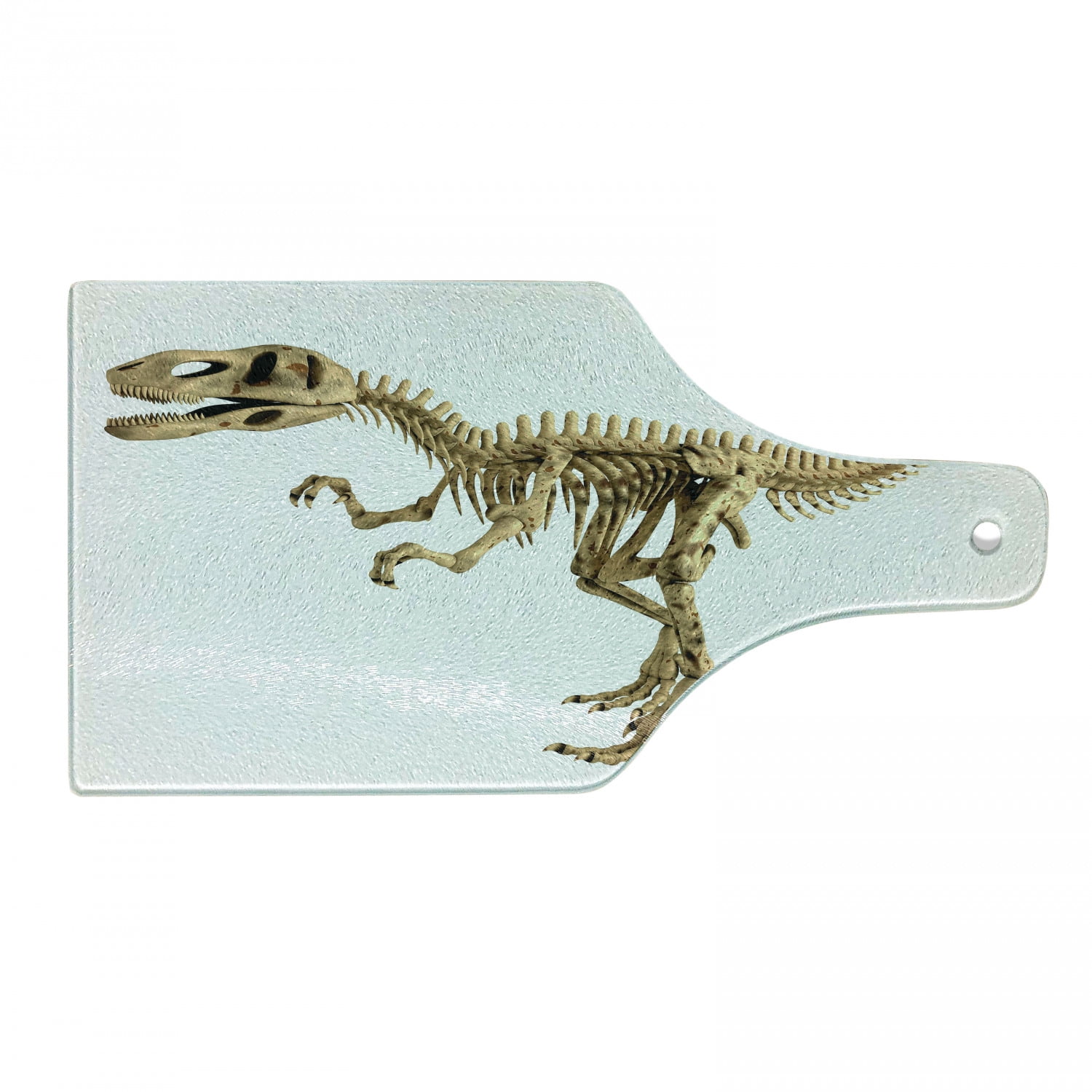 Dinosaur Cutting Board, Fossil Dino Skeleton Bones Realistic Image ...