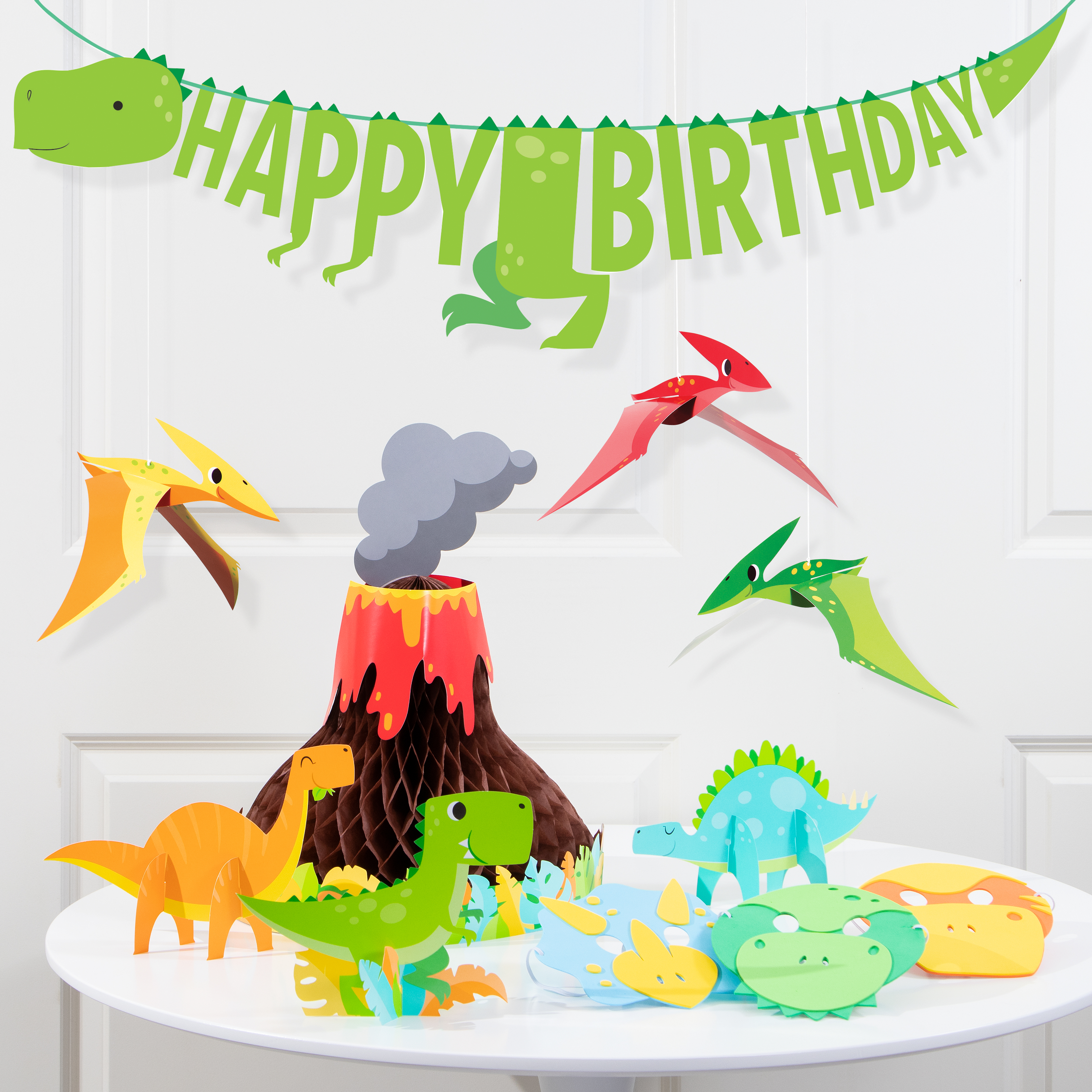 Dinosaur Decorations and Favors Kit - Walmart.com