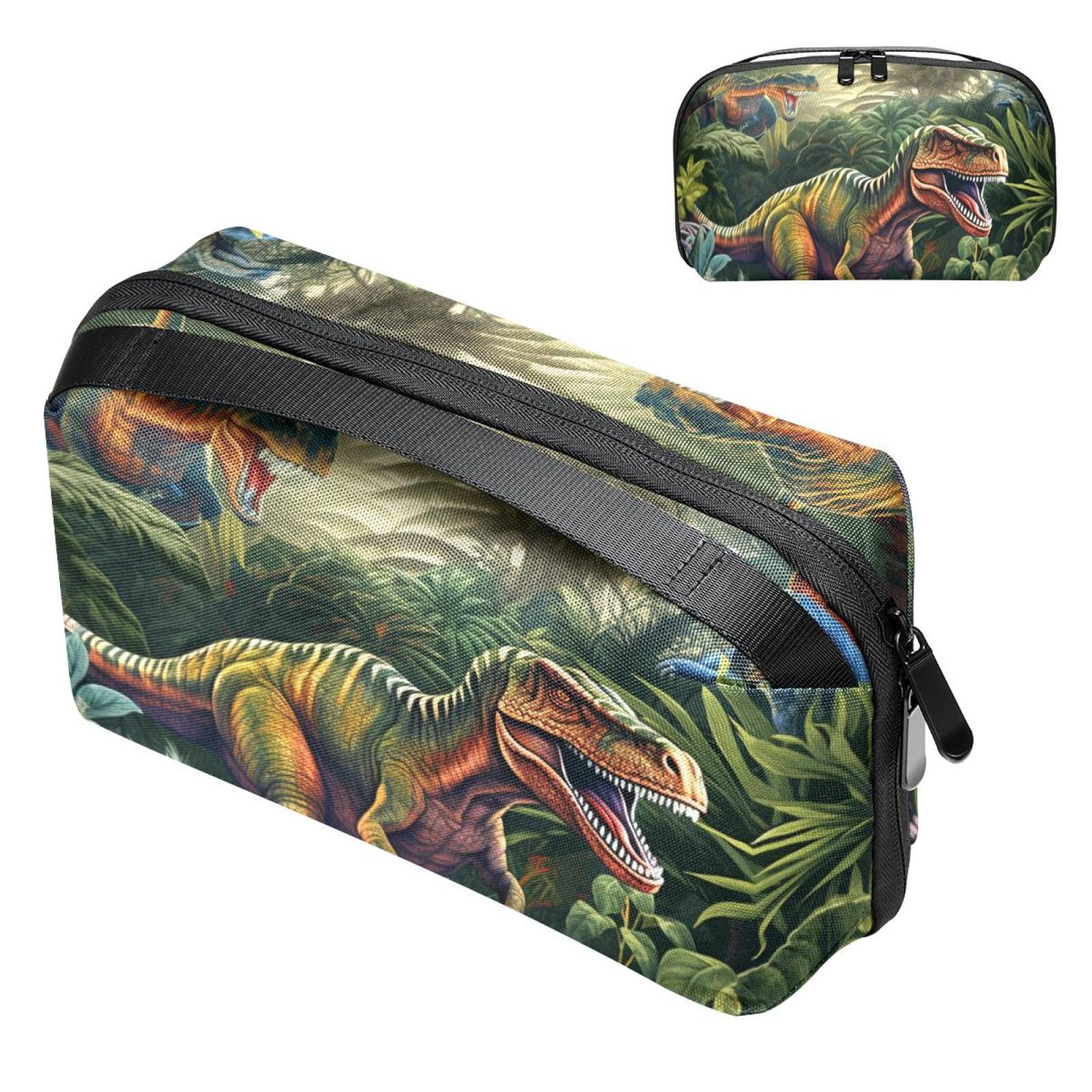 Dinosaur Digital Bag Organizer Travel Case with Oxford Fabric ...