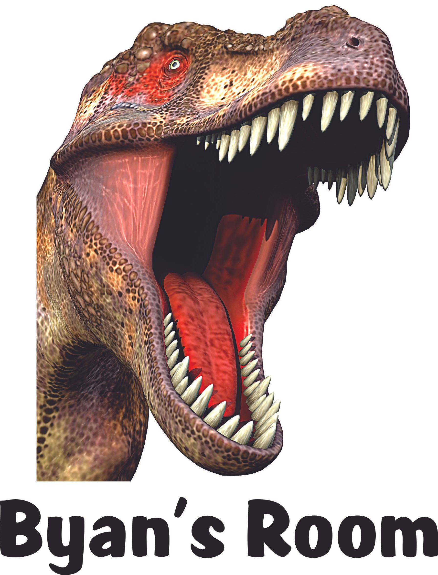 Dinosaur Dino Dinosaurs Cartoon Customized Wall Decal - Custom Vinyl ...