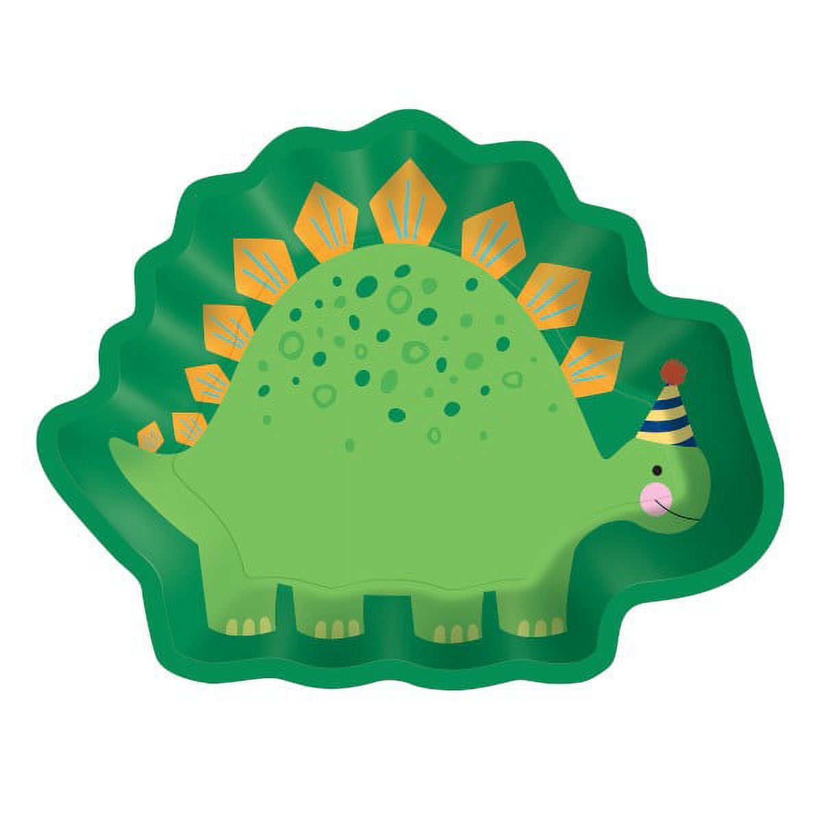 Dinosaur 'Dino-Mite' Shaped Paper Plates (8ct) - Walmart.com