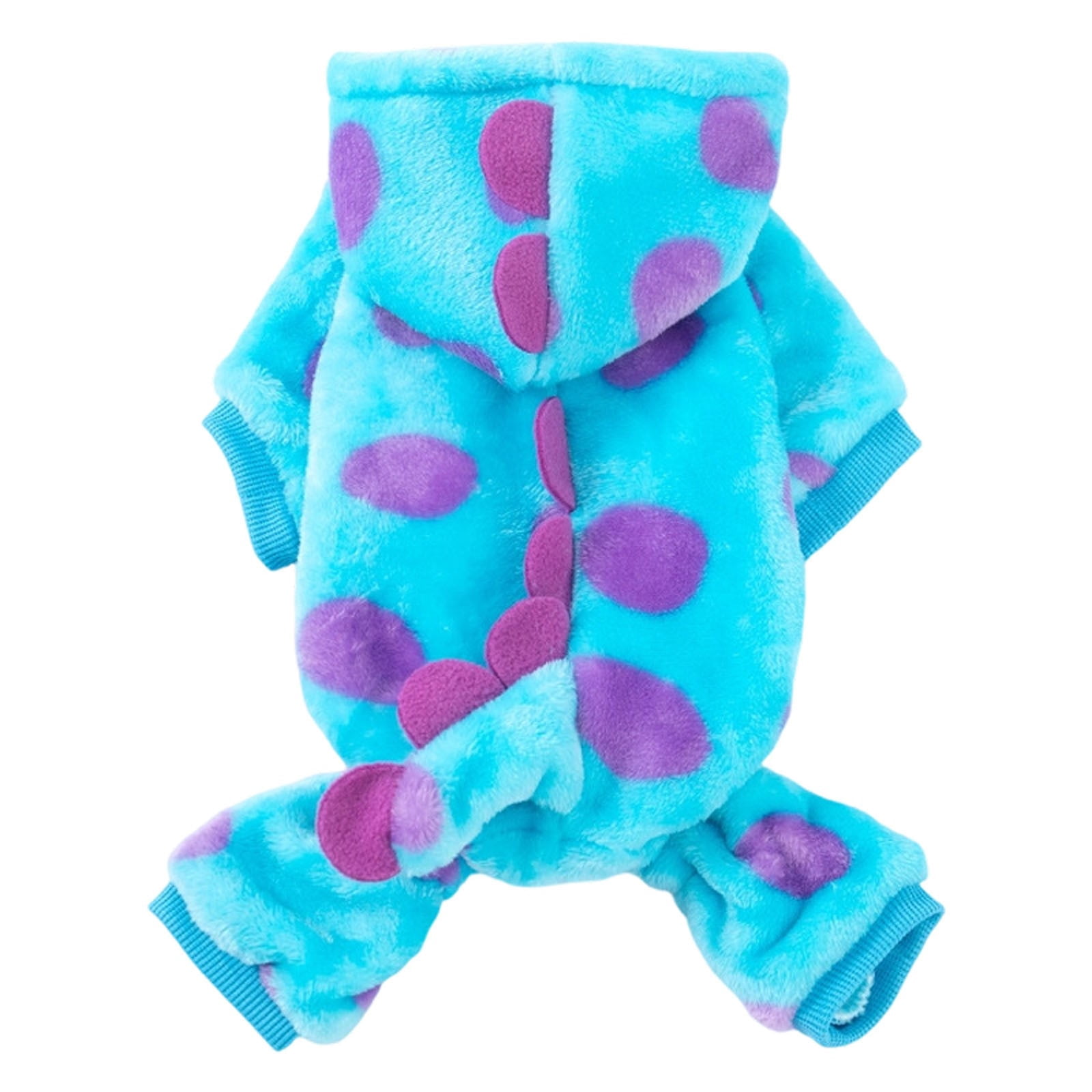 Dinosaur Dog Clothes for Small Pet Fleece Winter Puppy Hoodies Dinosaur ...
