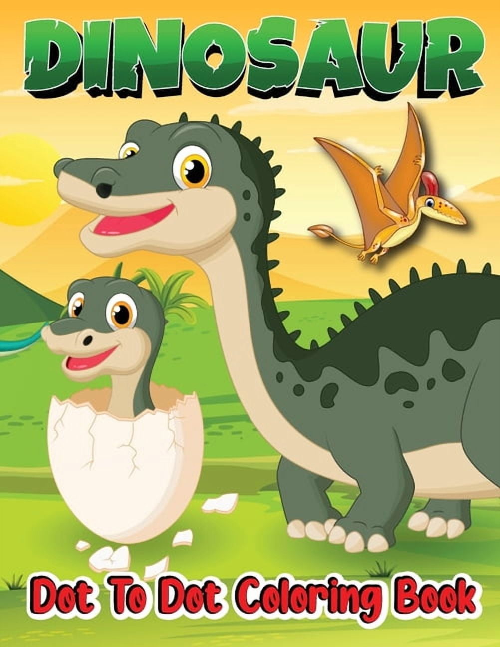 Dinosaur Dot to Dot Coloring Book: Dot to Dot Activity Books ...