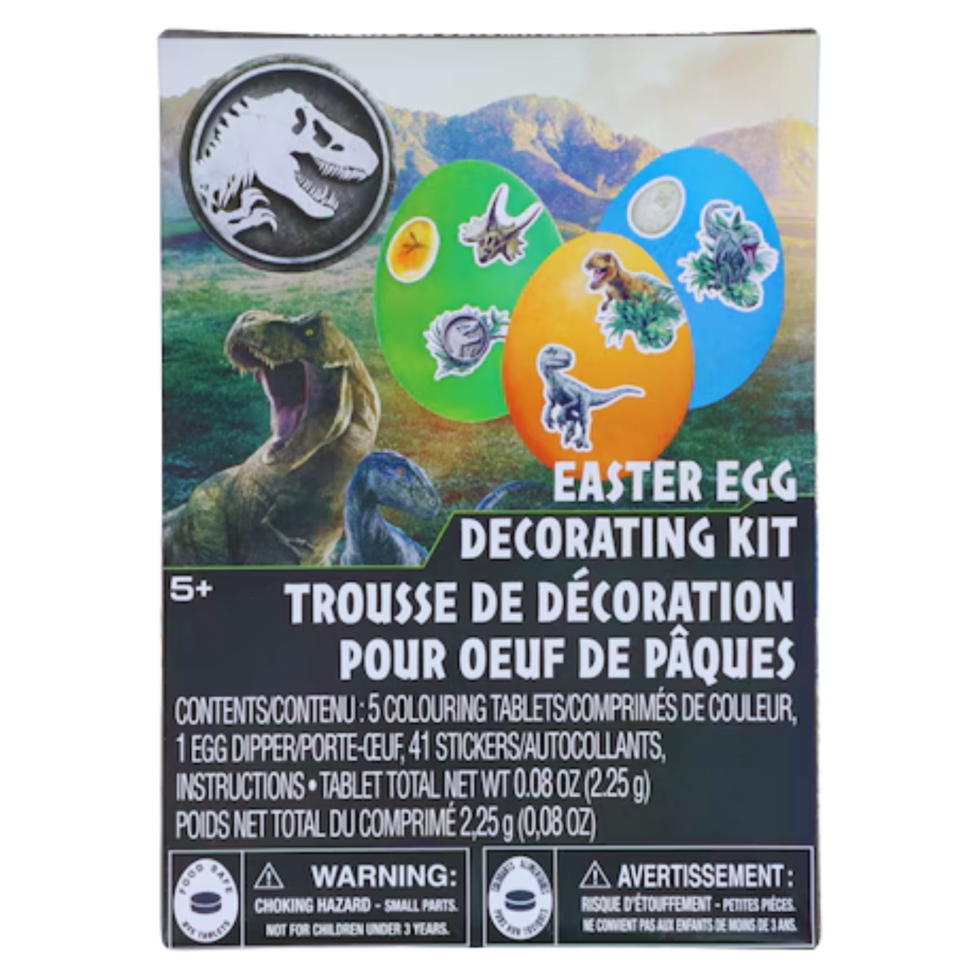 Dinosaur Easter Egg Decorating Kit, Easter Egg Dying Kits for Kids with Coloring Tablets Egg ...