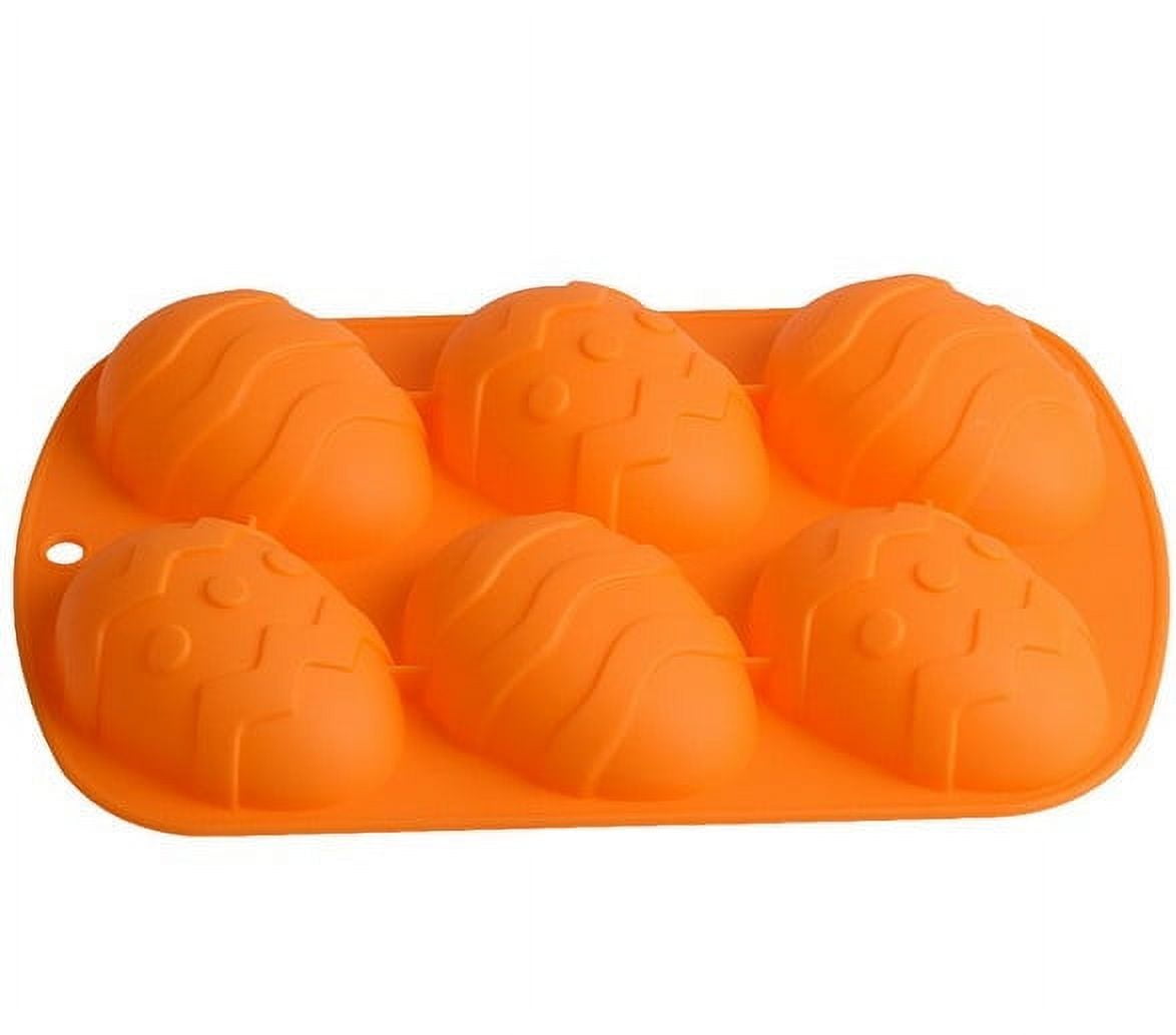 Dinosaur Egg Chocolate Molds | 6-Cavity Silicone Baking Tools for Diy ...