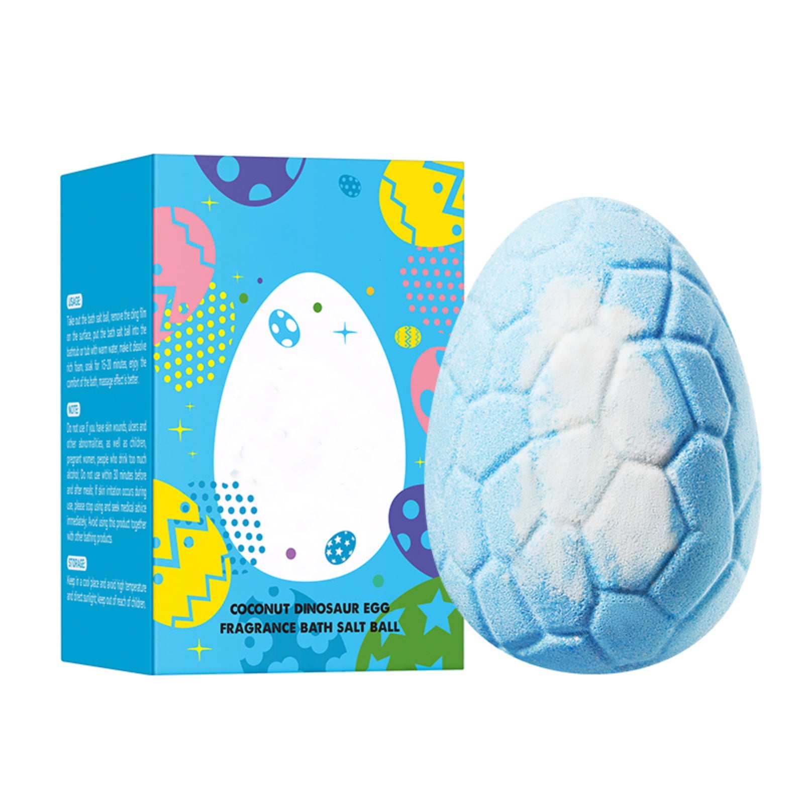 Dinosaur Egg Shaped Effervescent Fizzer with Hidden Toy, Interactive ...