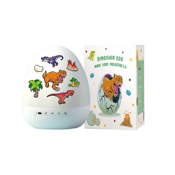 Dinosaur Egg Star Projector Night Light, 360 Rotating Galaxy Projector ...