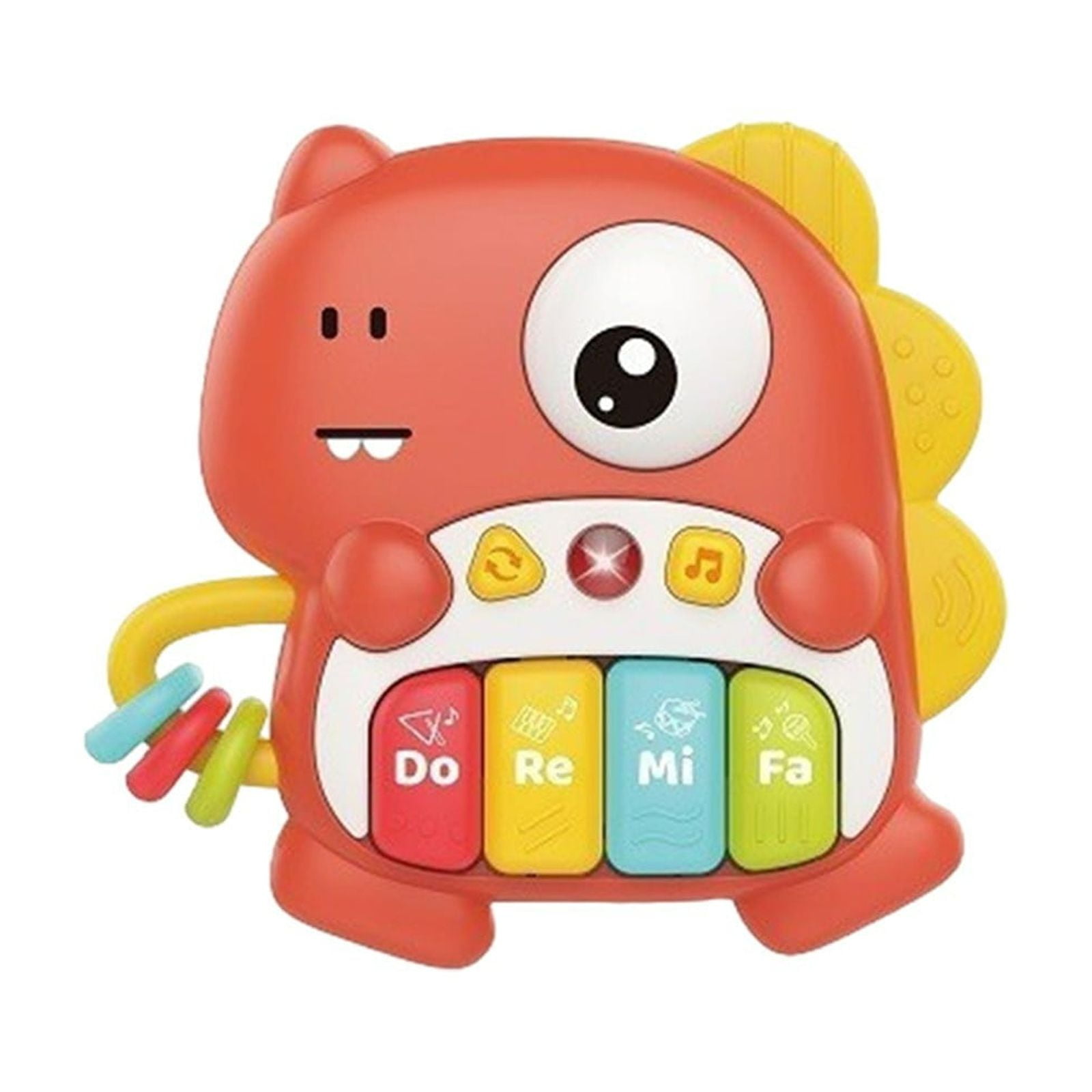 Dinosaur Electronic Piano Toy 5.7 X 5.4 Inches With Sound And Light ...