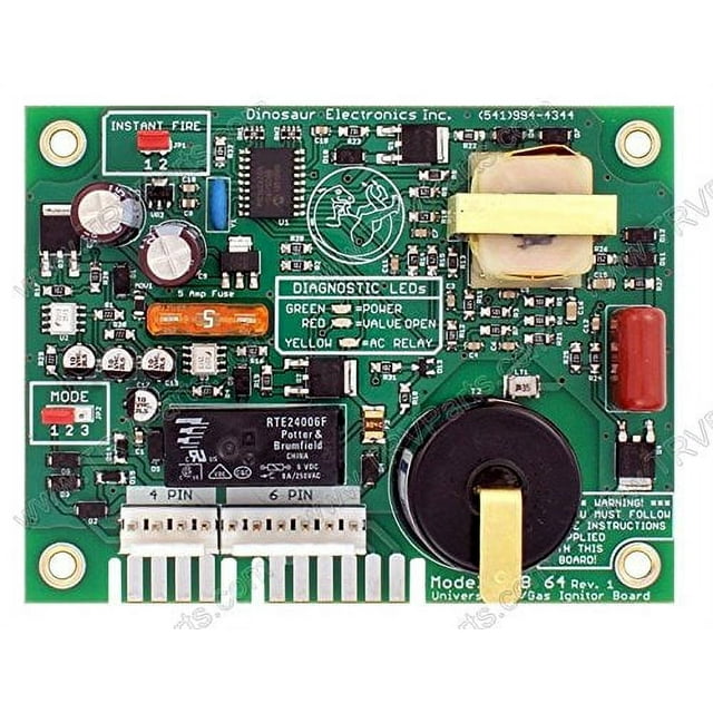 Dinosaur Electronics UIB64 Ignition Board for Atwood Gaz AC - Walmart.com