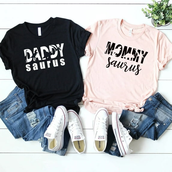 Dinosaur Family Shirts, Mamasaurus Dadasaurus, Shirt, Matching Outfits ...