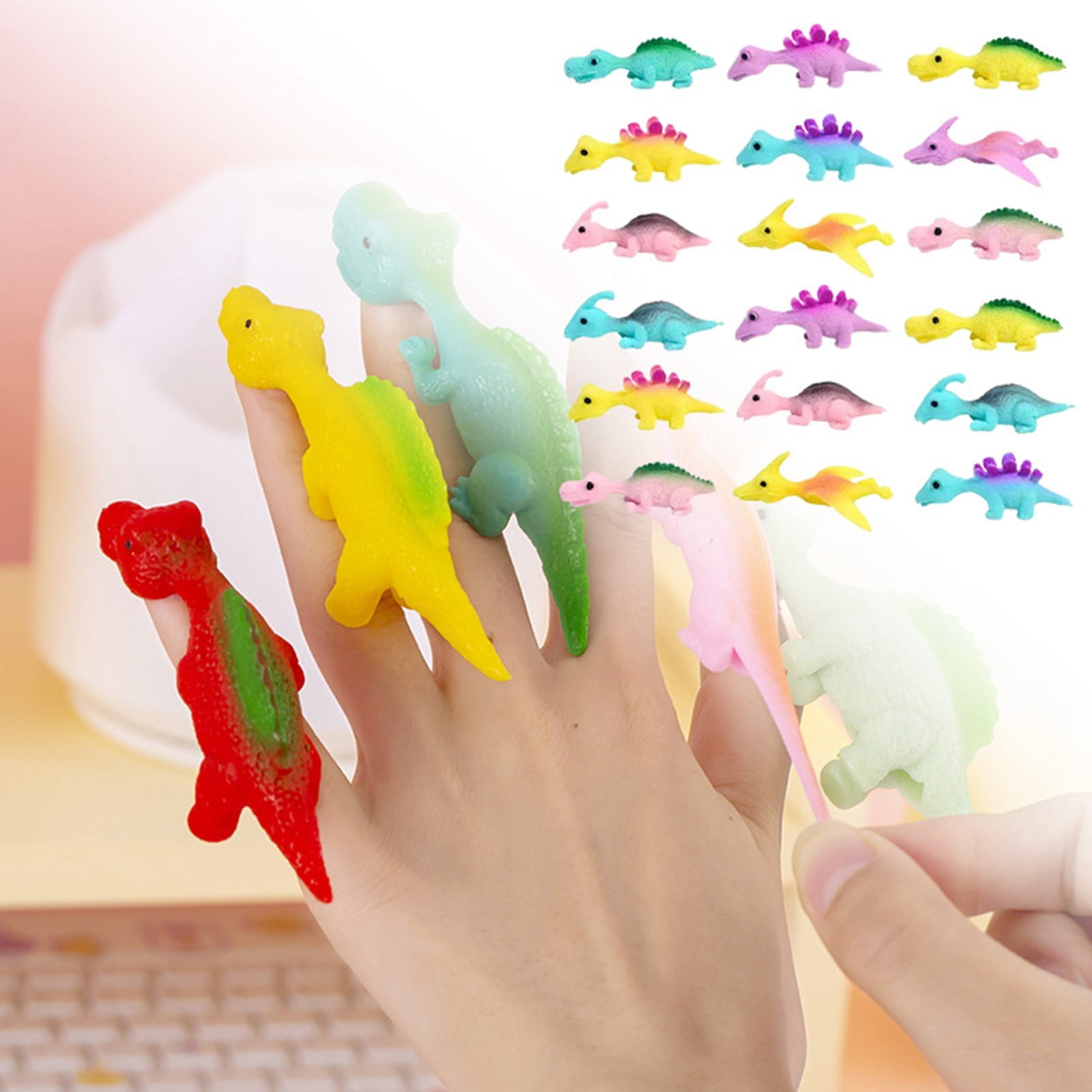 Dinosaur Finger Toys Dinosaur Finger Toys Sticky Sling Shot Dinosaur ...