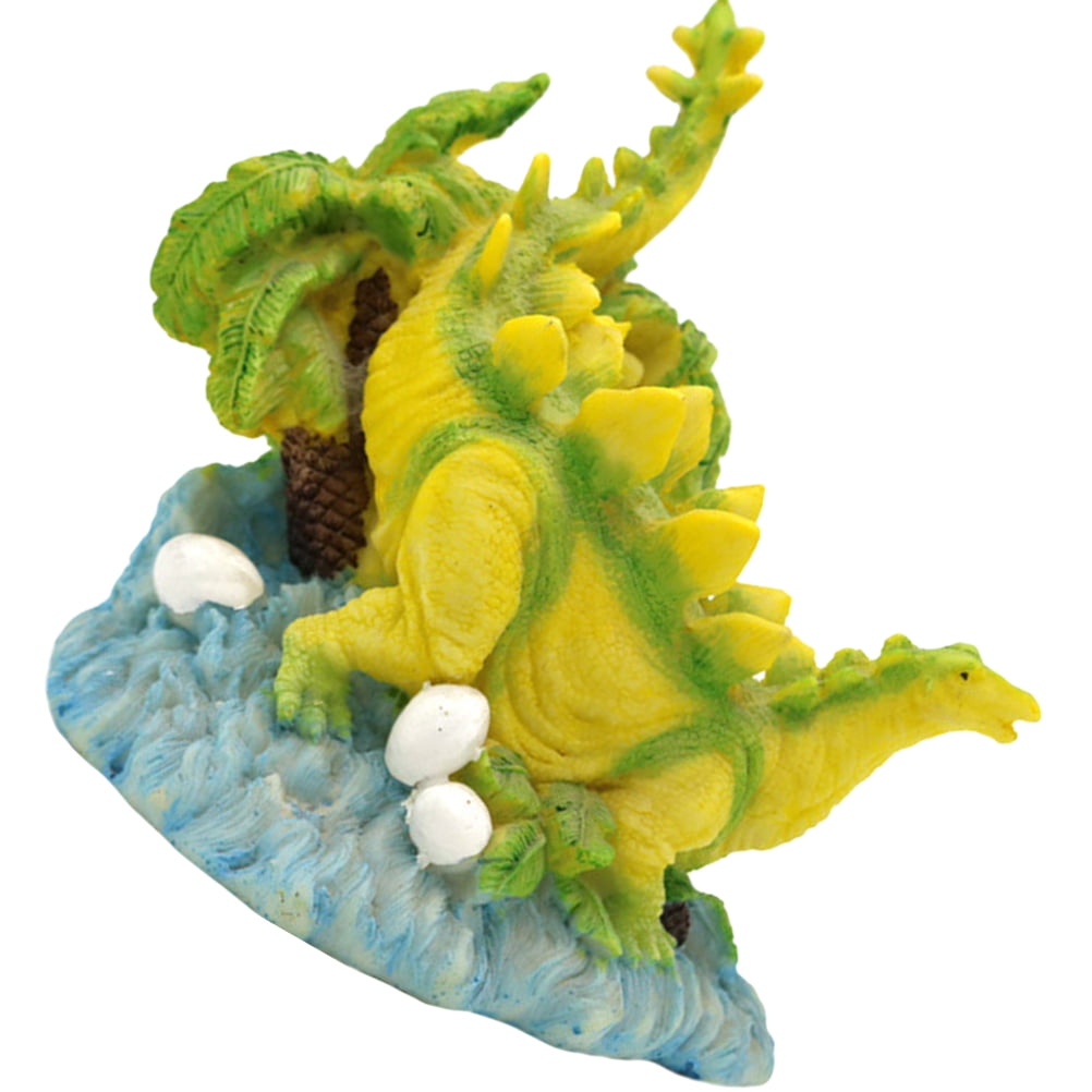 Dinosaur Fish Tank Decoration Terrarium Resin Crafts Aquarium Ornament ...