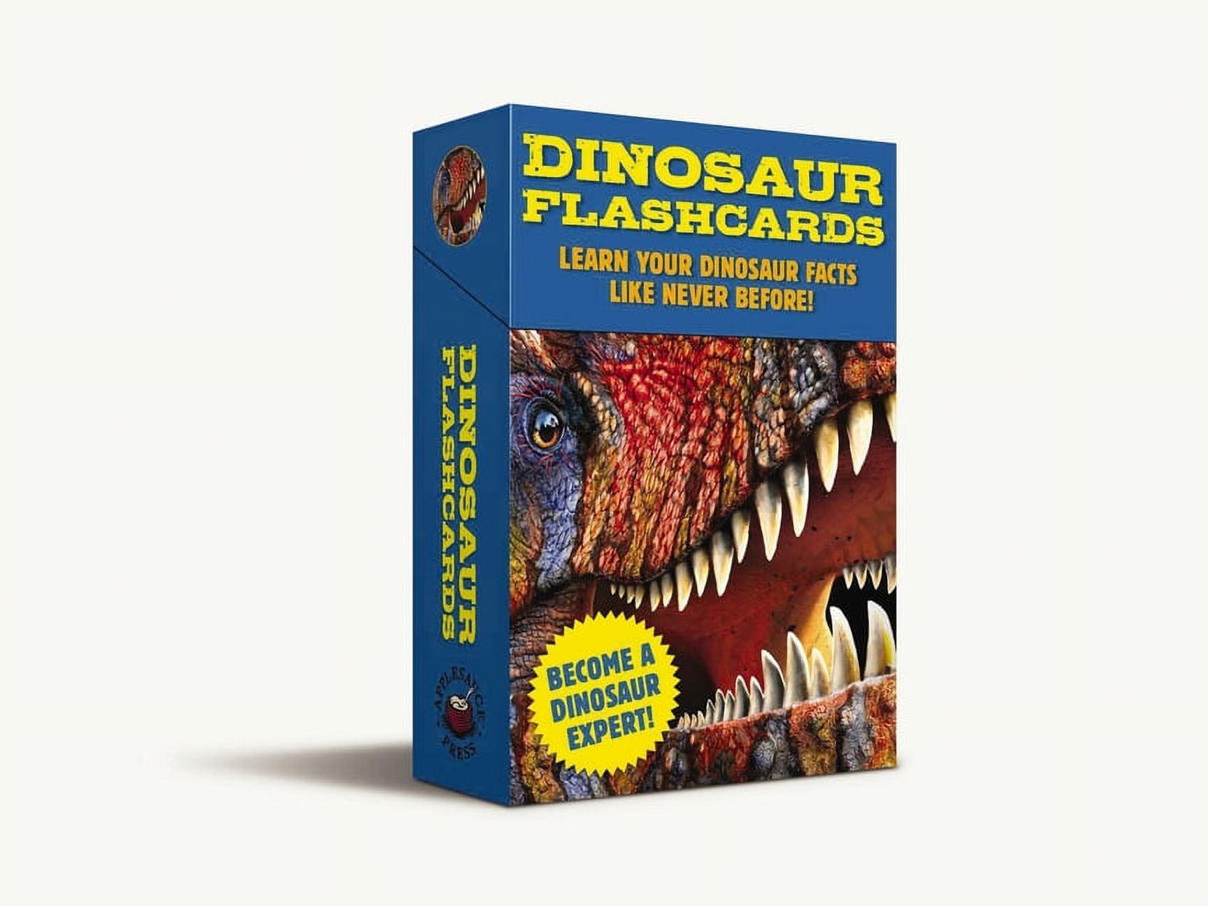 Dinosaur Flashcards : 60 Roaring Dinosaur Profiles! - Walmart.com