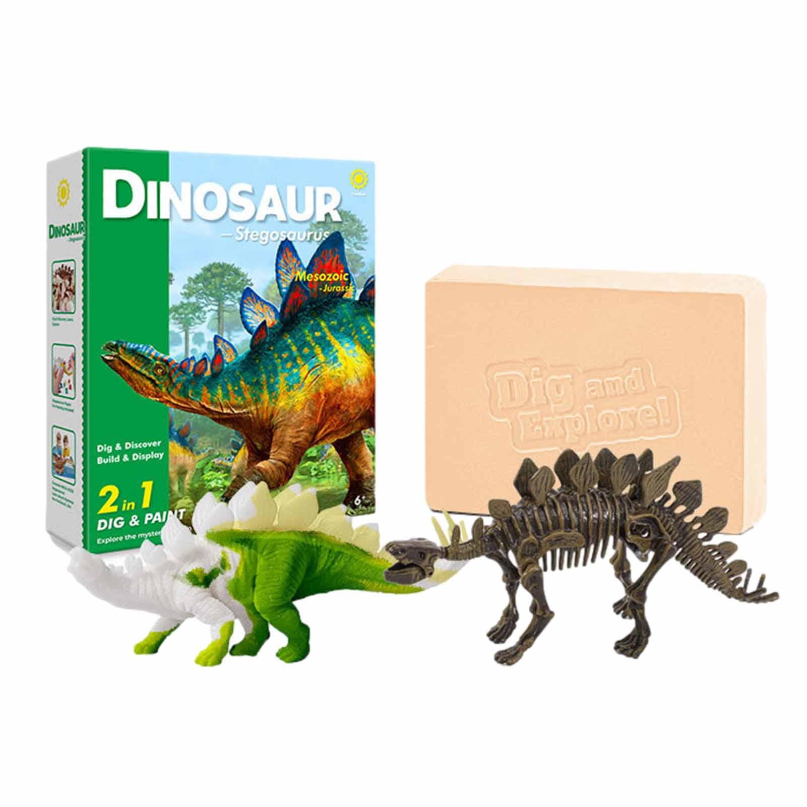 Dinosaur Fossil Dig Excavation Kit | Dino Digging Kit for Children ...