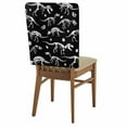 Dinosaur Fossils Chair Back Covers Set of 6, Hand-Painting Lines ...