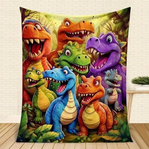 Dinosaur Gifts Toys for Boys Girls,80"x60"HD Digital Print Flannel ...