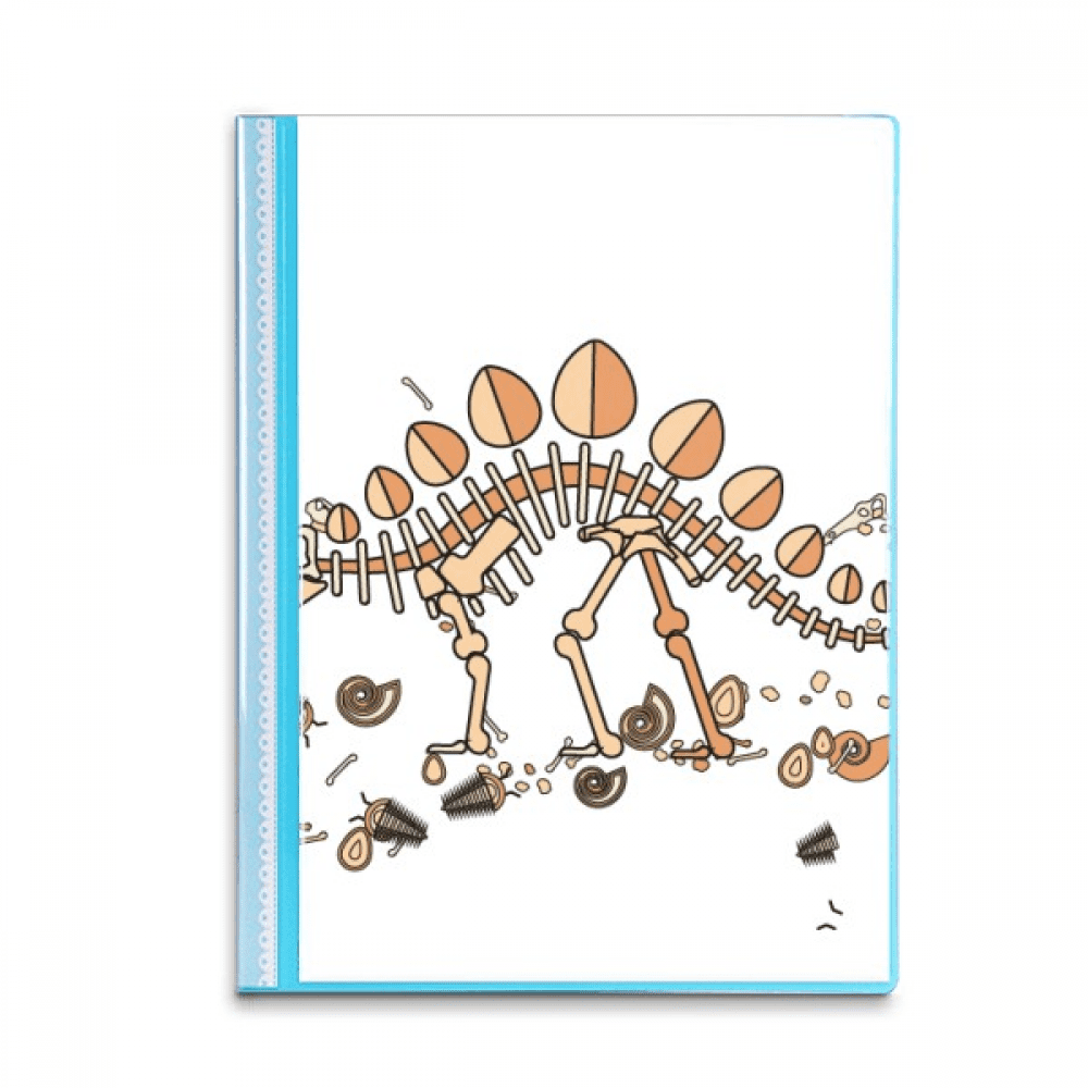 Dinosaur Grass Huge Stegosaurus Book Sheet Protectors Portfolio Binder ...