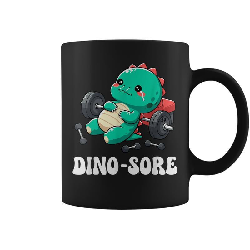 Dinosaur Gym Workout Fitness Lifting Weights Cute Dino Sore - Walmart.com