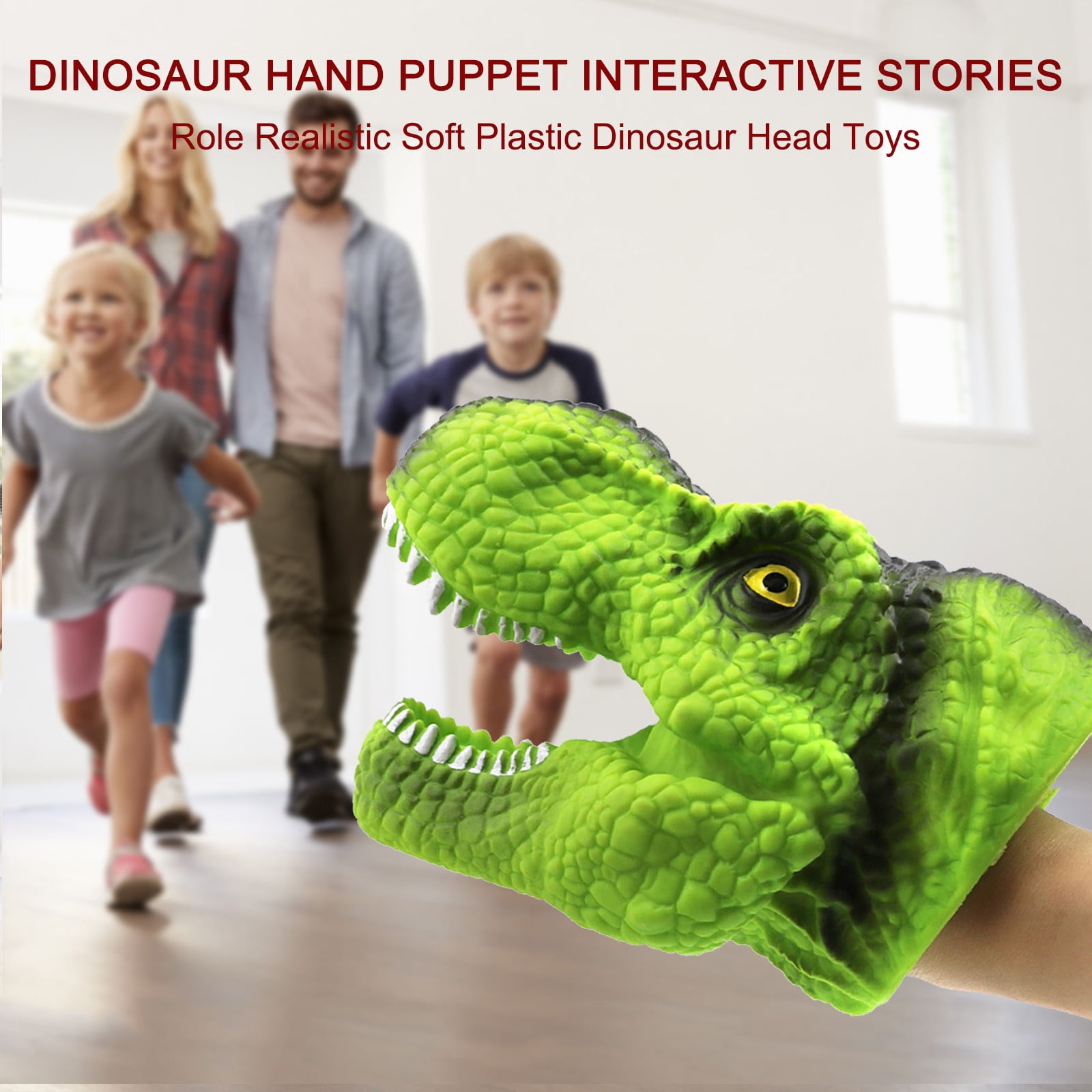 Dinosaur Hand Puppet Toy,Gift For Boys Ages 3-12,Dinosaur Toy Puppet ...