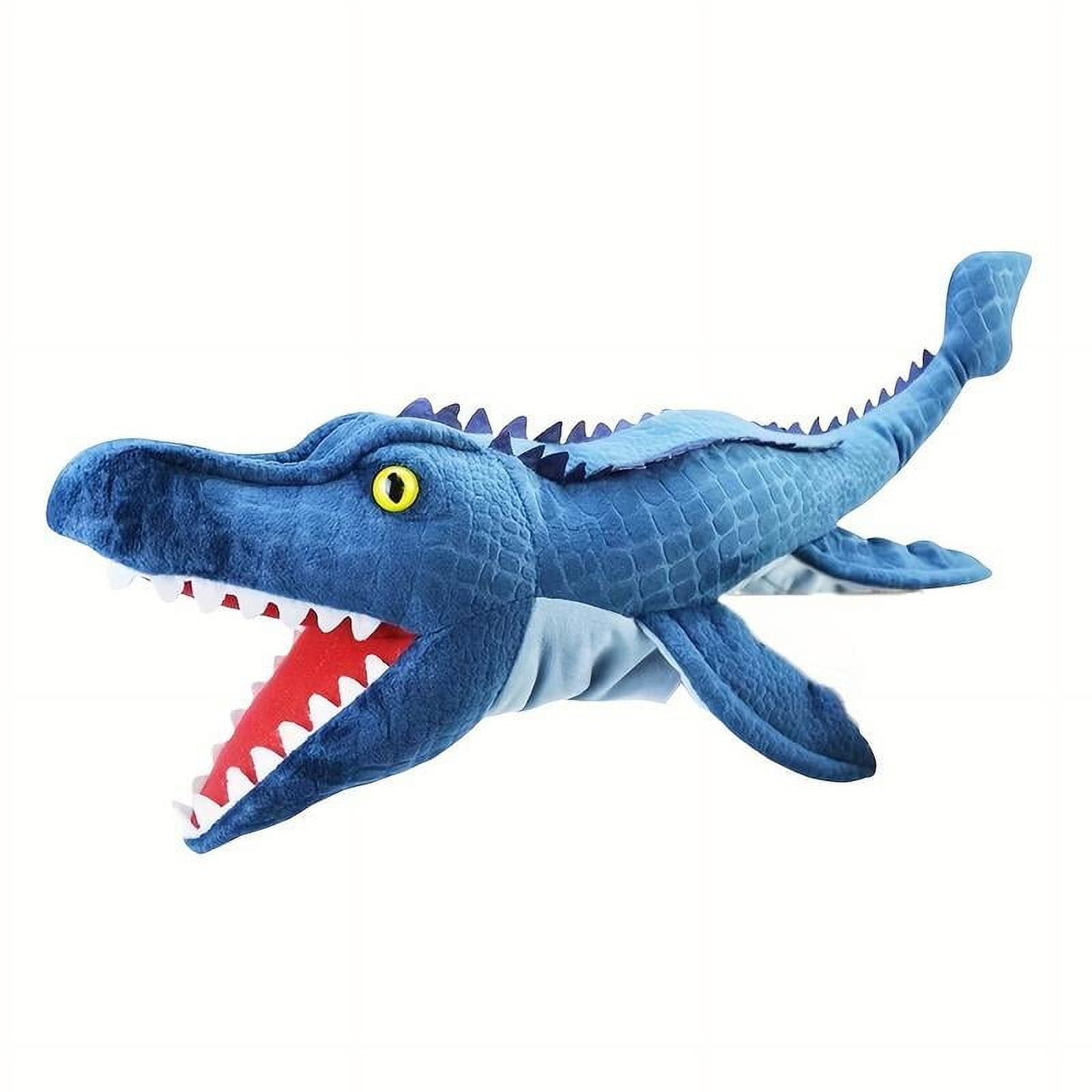 Dinosaur Hand Puppets 11.8 Inch Plush Stuffed Animals with Open Movable ...