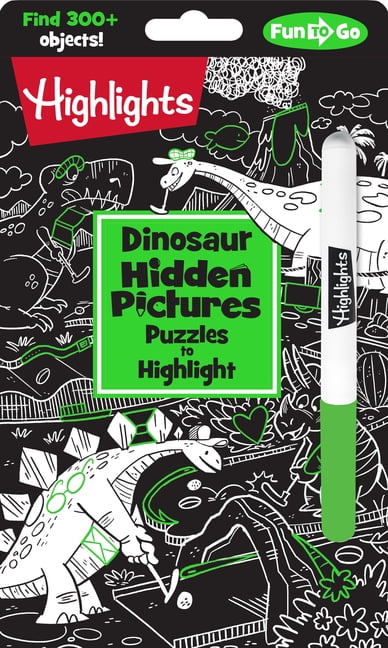 Dinosaur Hidden Pictures Puzzles to Highlight - Walmart.com