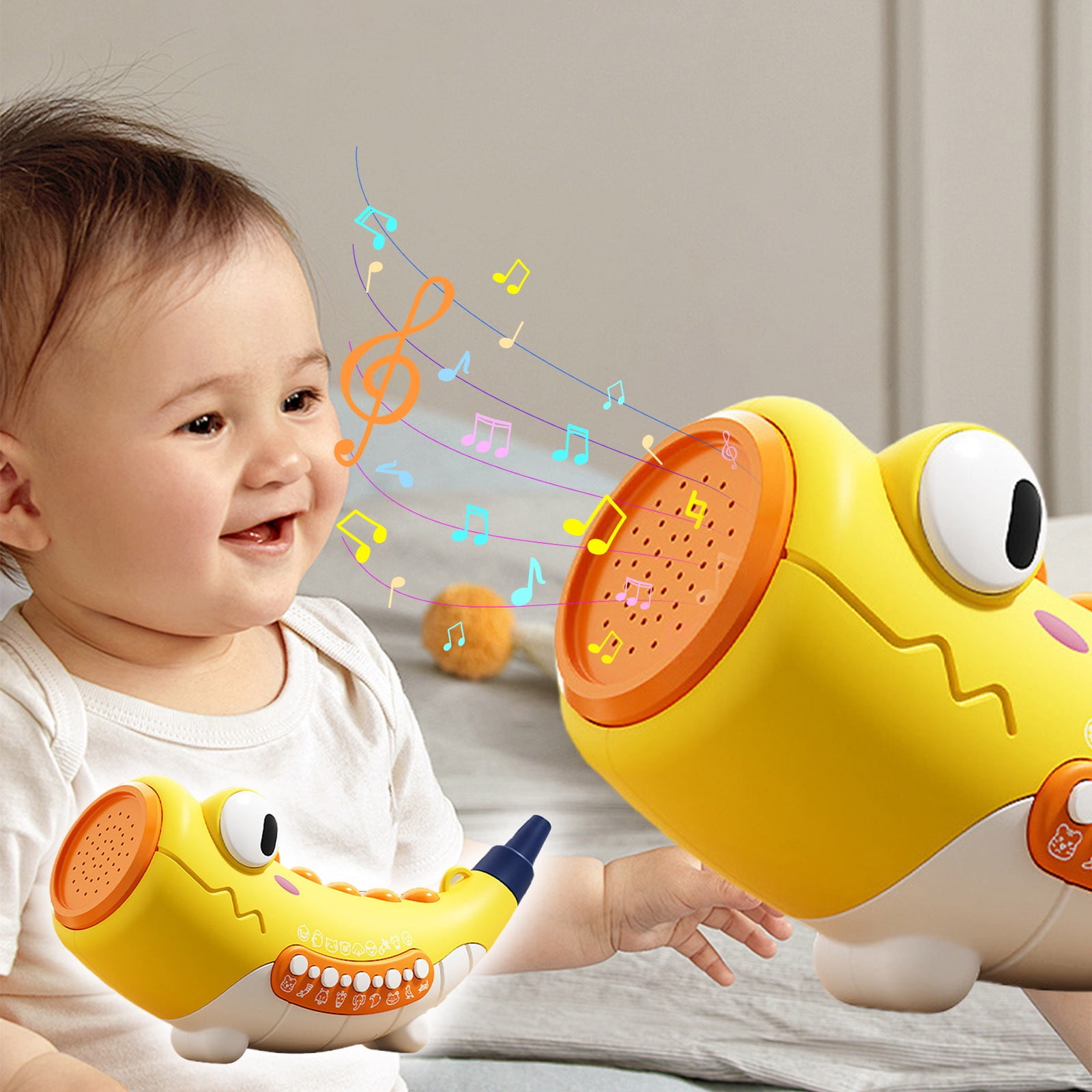 Dinosaur Horn Caller Toy for Kids-Adorable Oral Muscle Trainer ...