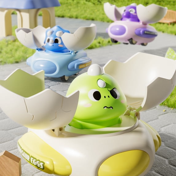 Dinosaur Inertial Toy Car with Friction Powered Gliding and Adorable ...