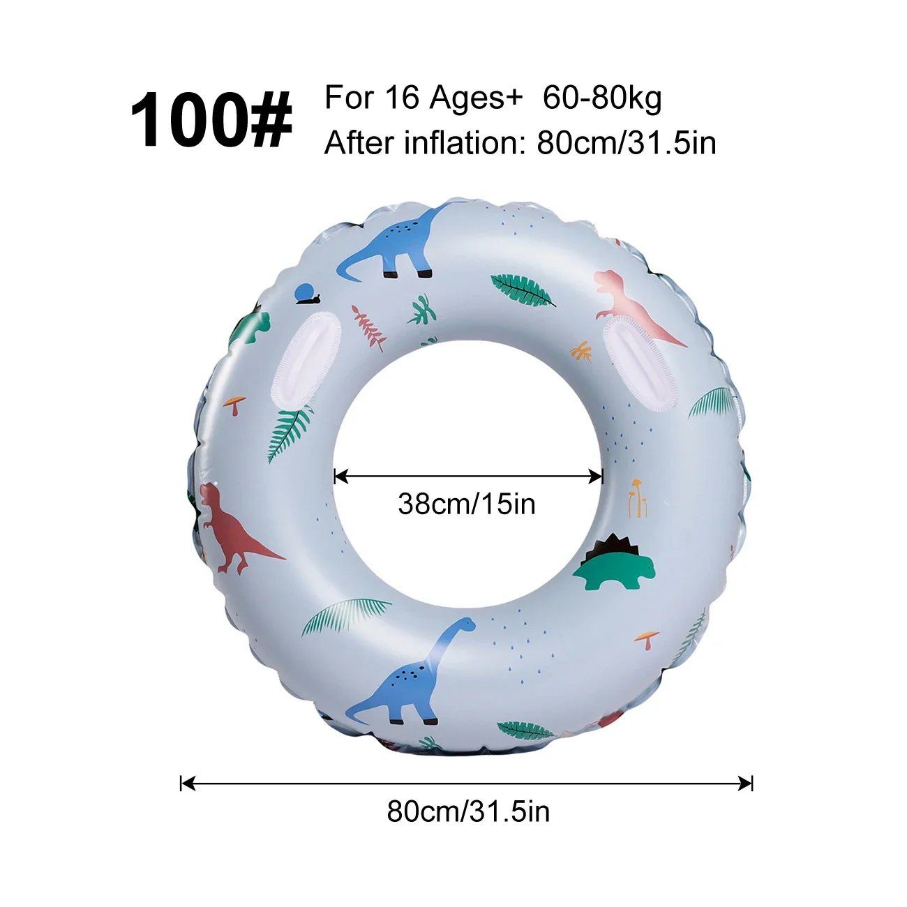 Dinosaur Inflatable Pool Floats for Adults,Summer Swiming Ring Beach ...