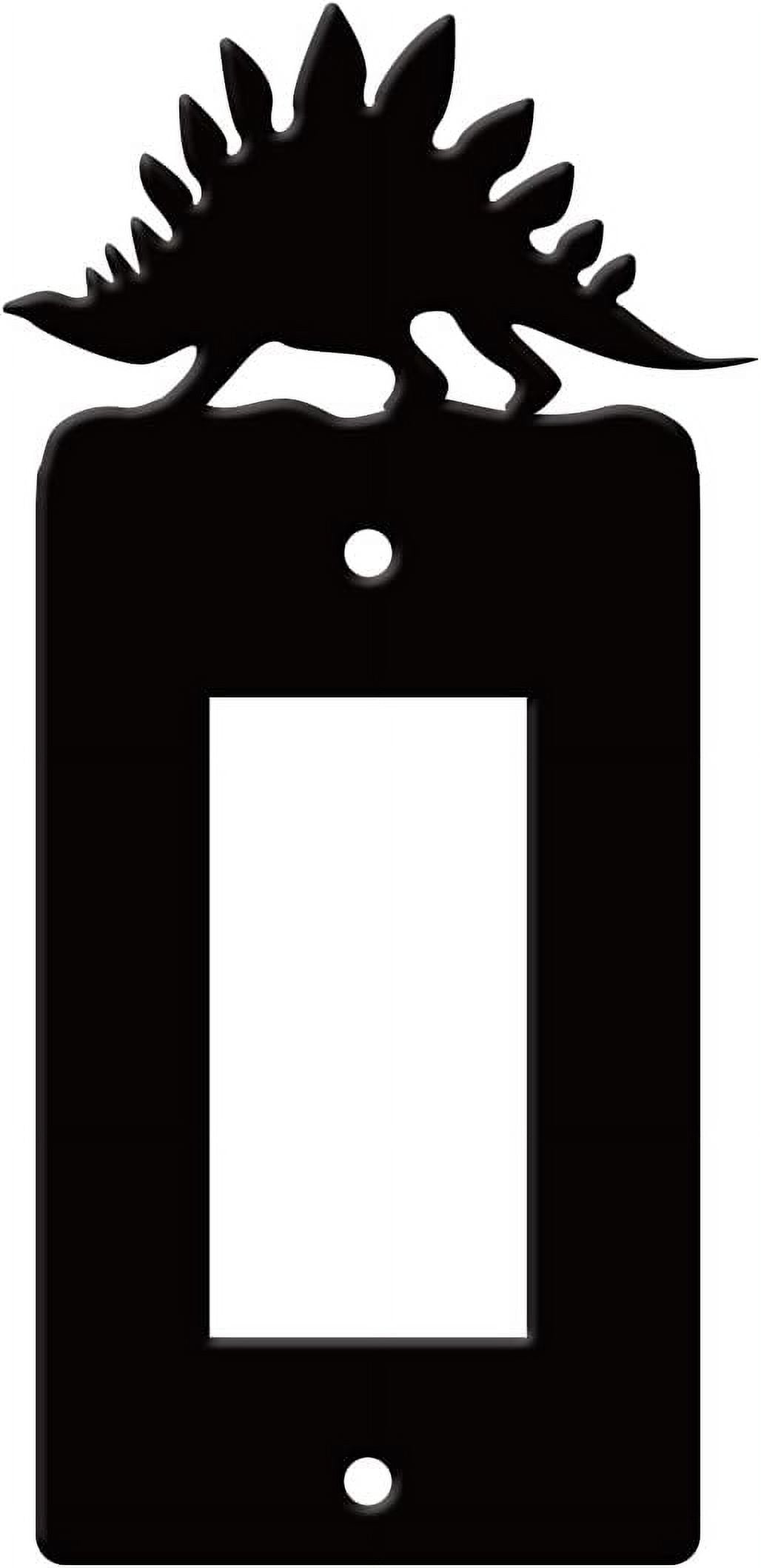 Dinosaur Iron Single Gang Light Switch Stegosaurus Wall Plate Cover ...