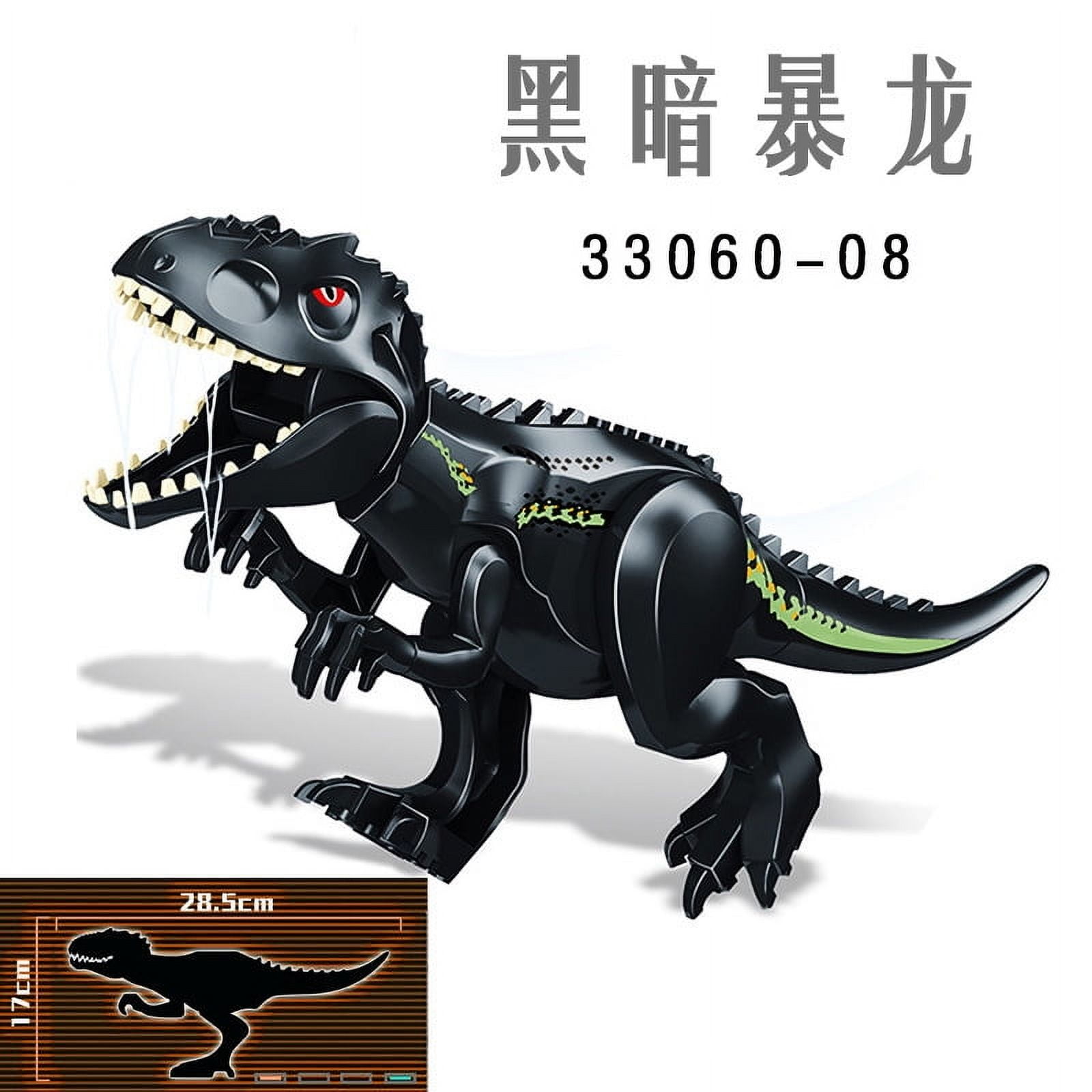 Dinosaur Jurassic Set World Park 3 Model Building Blocks White T ...