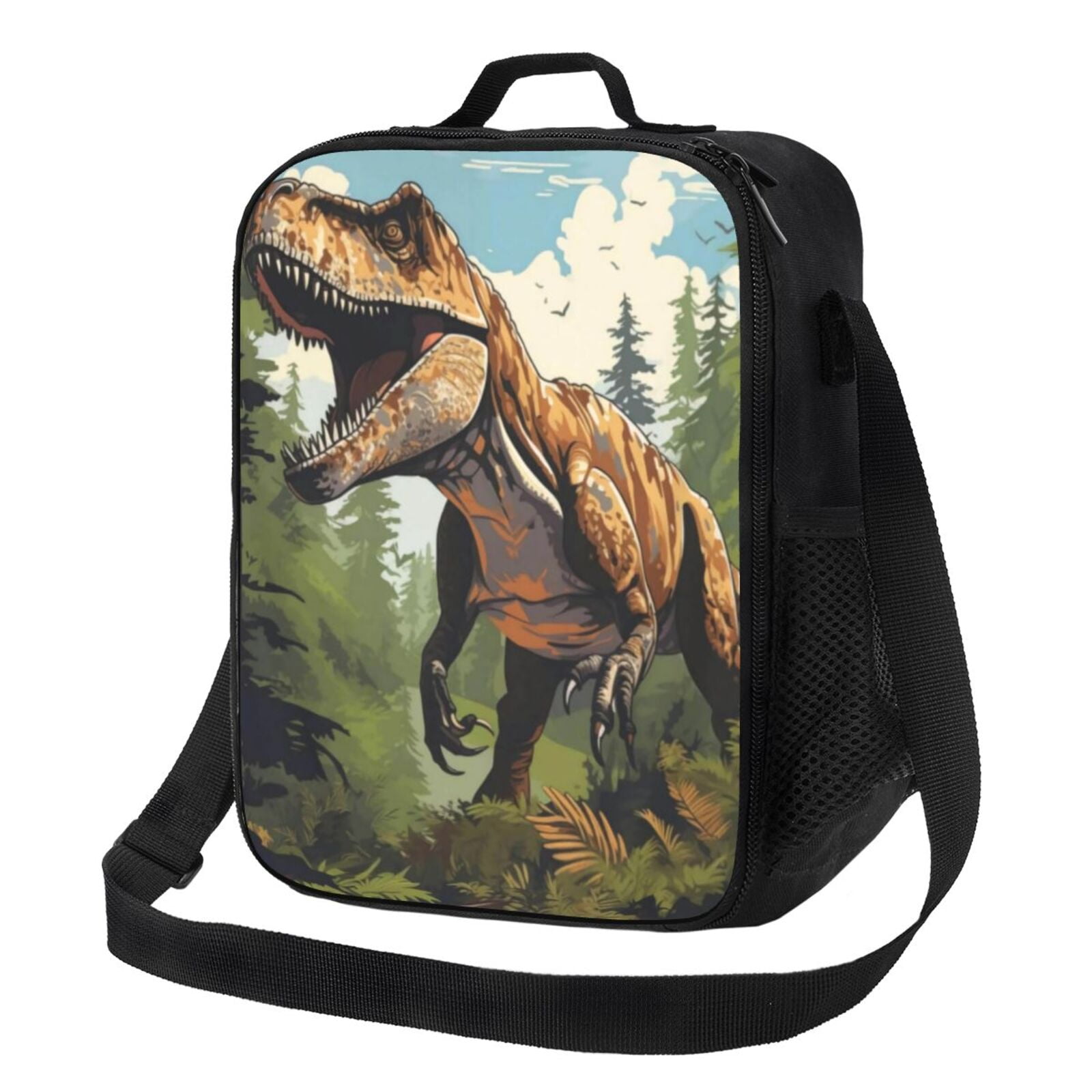 Dinosaur Jurasssic Tyrannosaurus Insulated Thermal Lunch Bag Tote ...