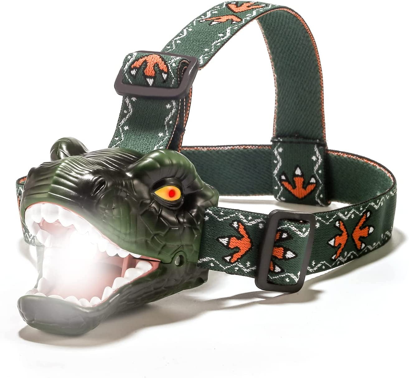Dinosaur Kids Headlamp, T-Rex Dinosaur Led Headlamp Flashlight ...