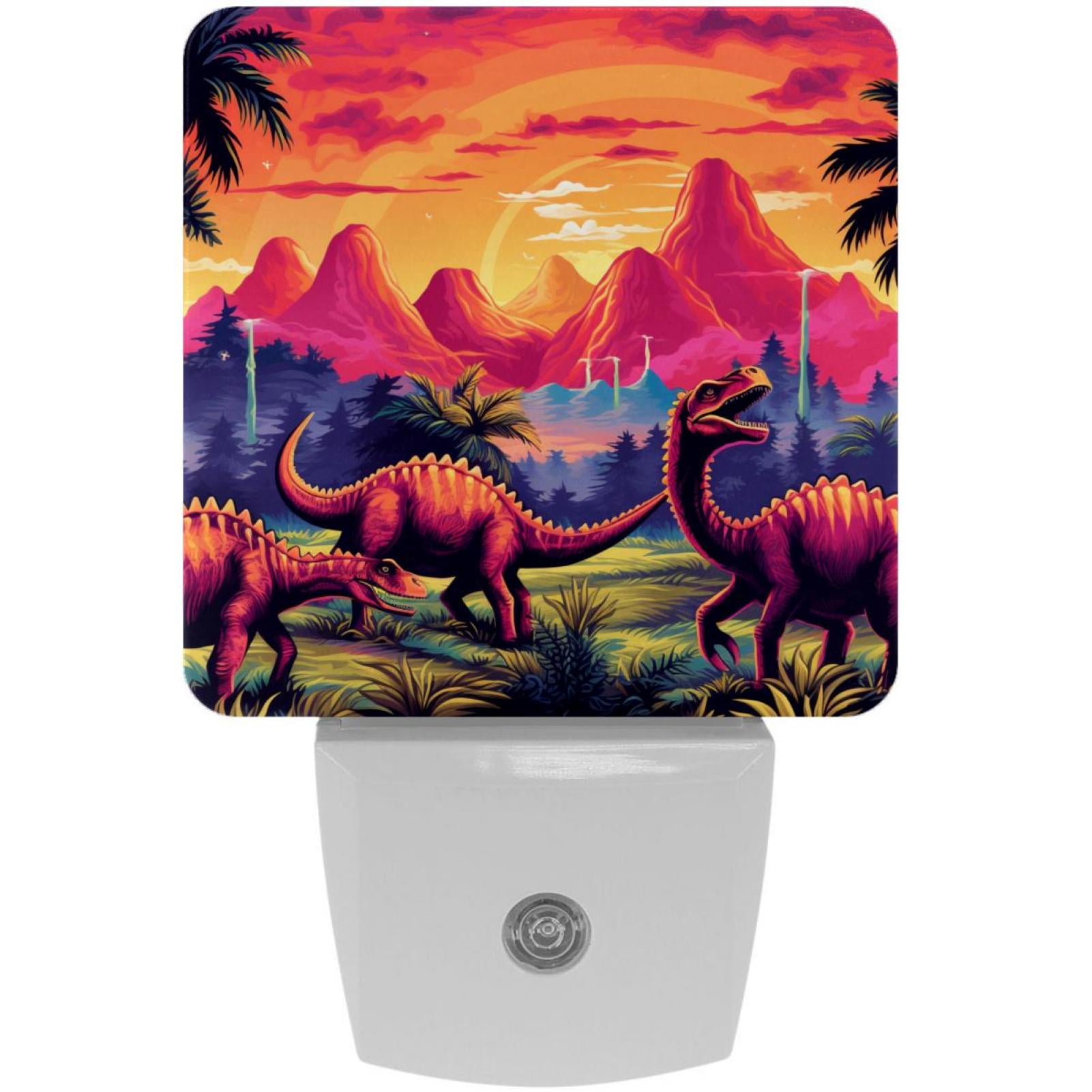 Dinosaur LED Square Night Light for Bedroom and Bathroom - Energy ...