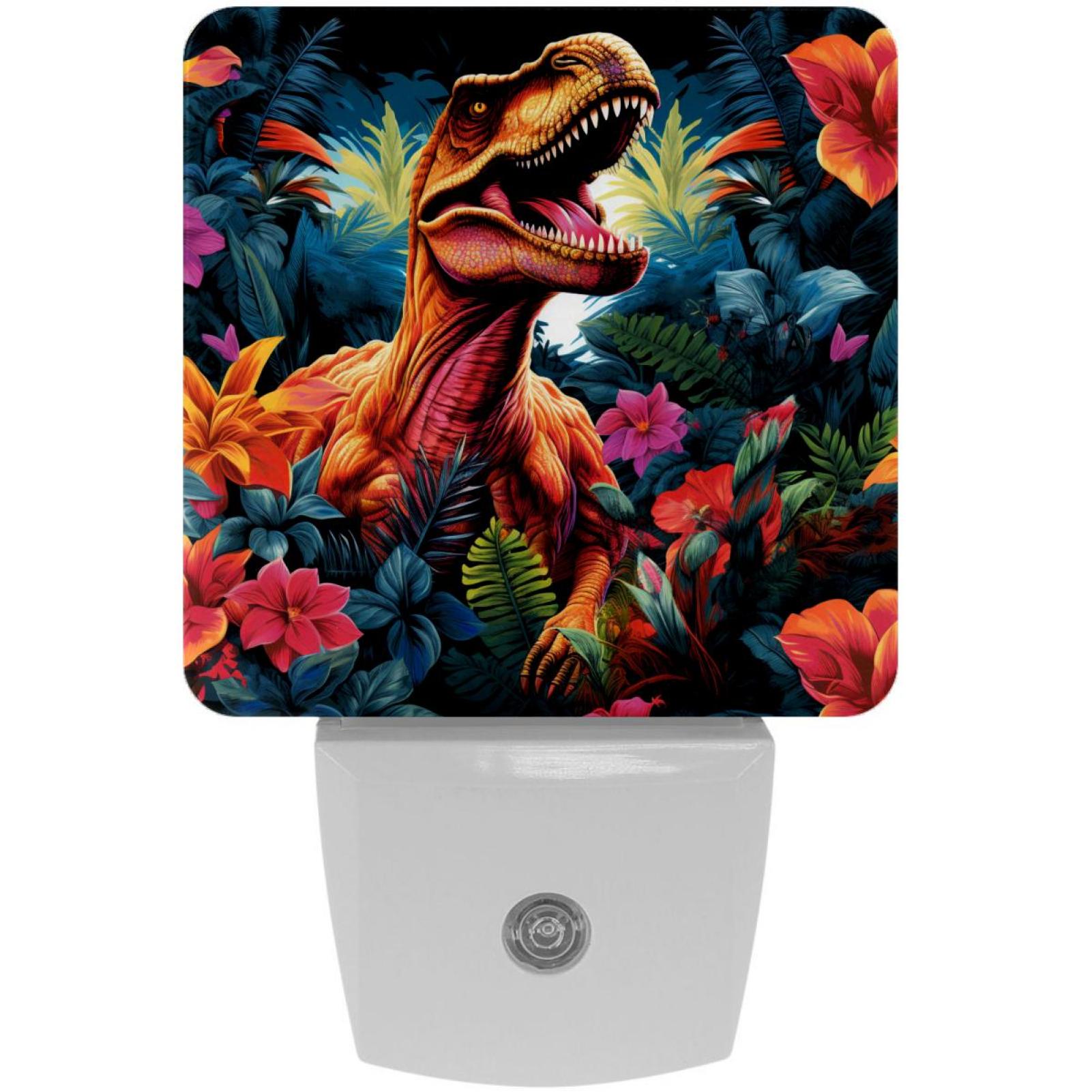 Dinosaur LED Square Night Lights - Portable and Stylish for Bedroom and ...