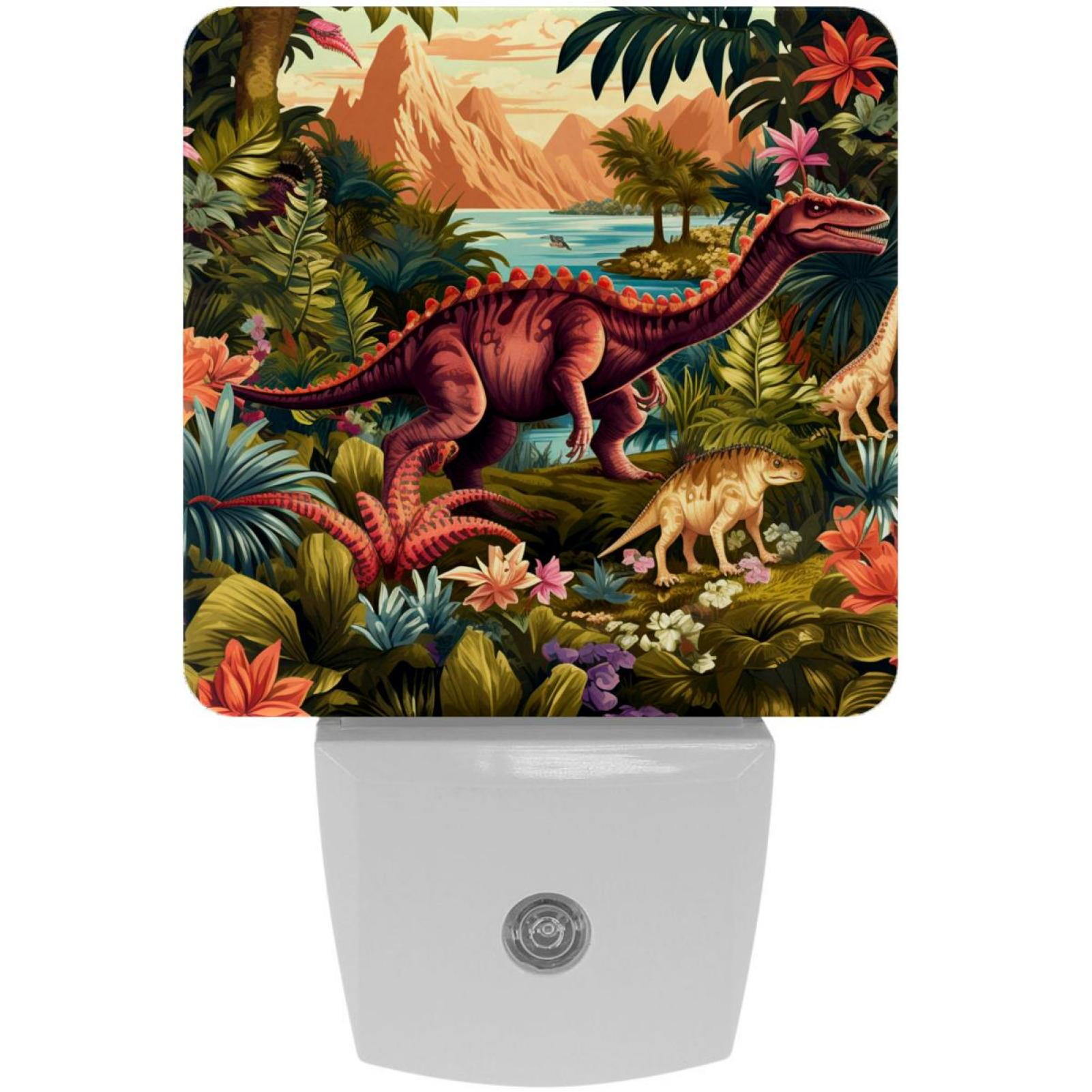 Dinosaur LED Square Night Lights - Stylish and Convenient Illumination ...