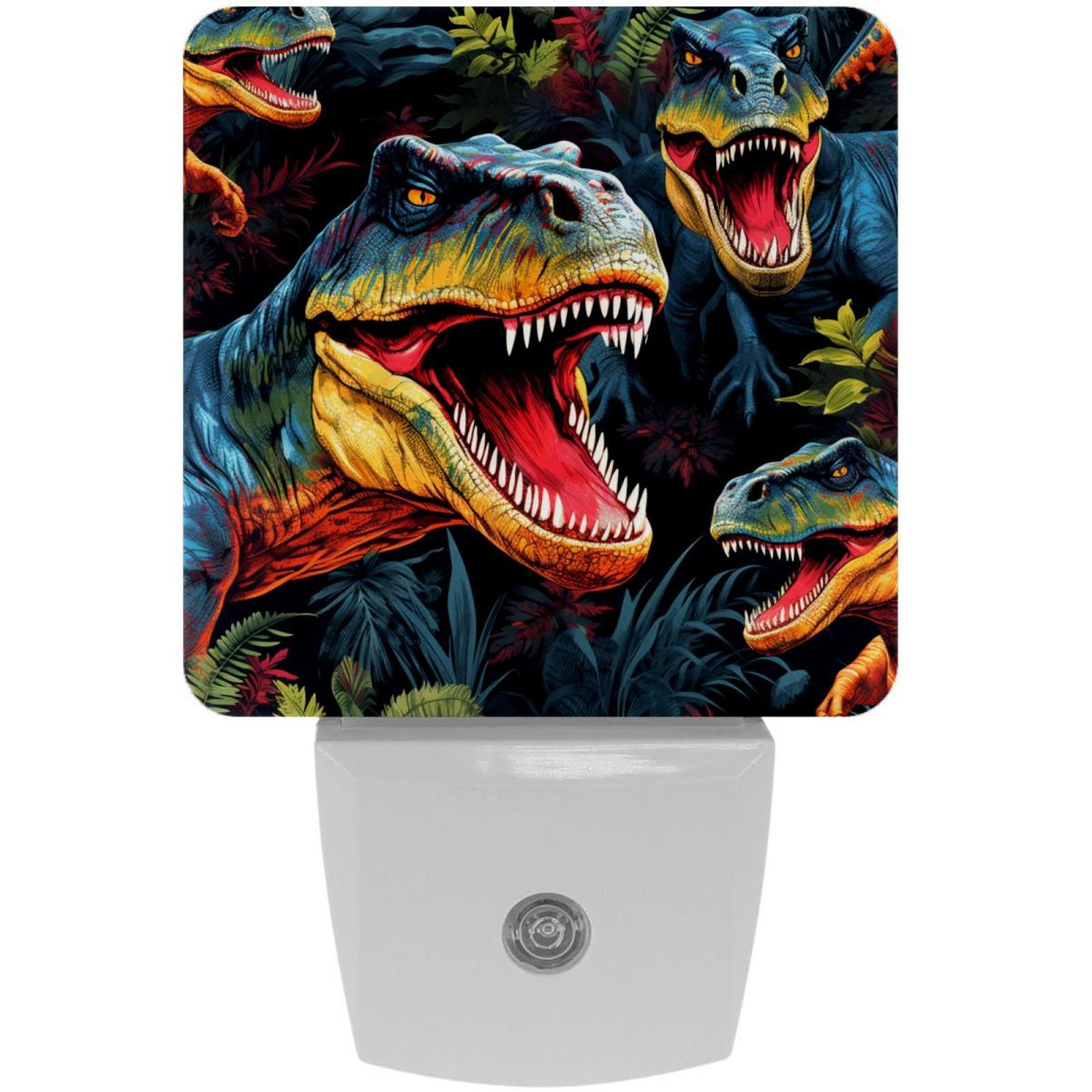 Dinosaur LED Square Night Lights - Stylish and Convenient Illumination ...