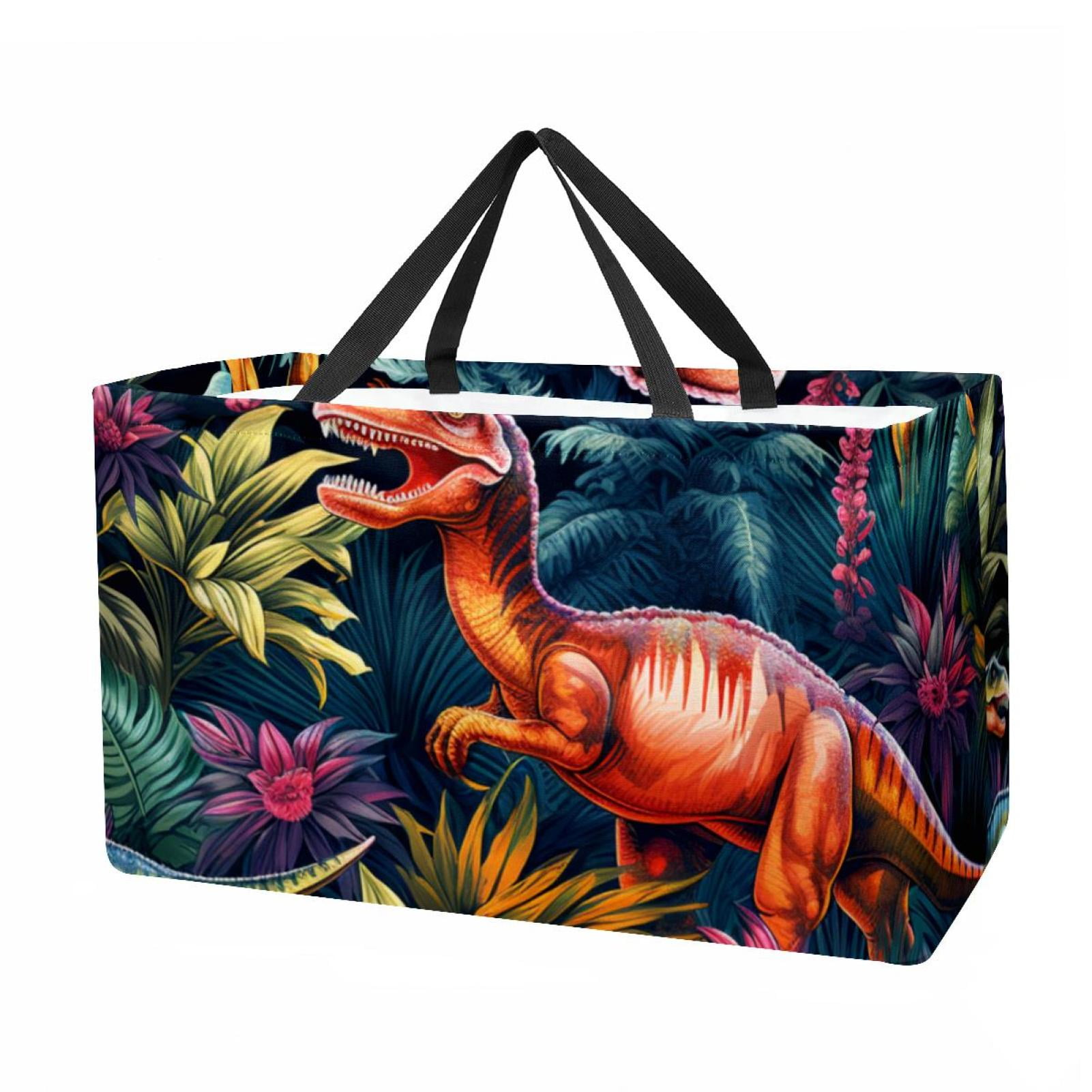 Dinosaur Large Capacity Reusable Foldable Cube Organizer with Oxford ...