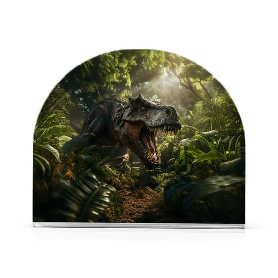 Dinosaur Leaves Trees Sunlight Napkin Holder for Table Clear Napkin ...