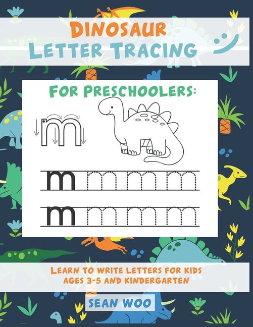 Dinosaur Letter Tracing for Preschoolers: Learn to Write Letters for ...